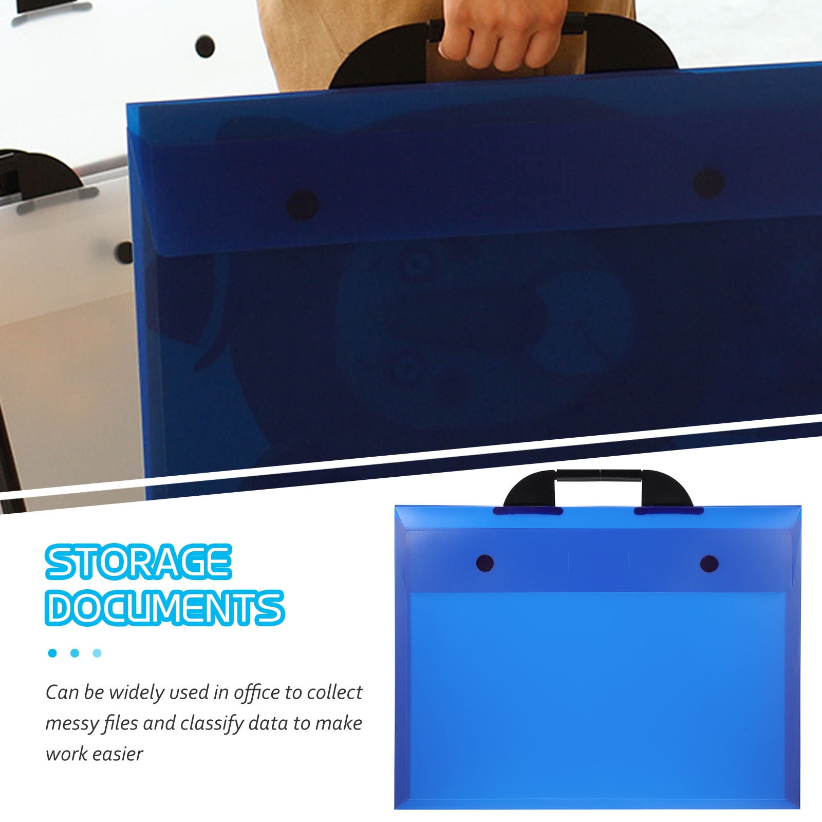 WHAMVOX Practical Portfolio Portable Storage Folder for Artwork Carry ...