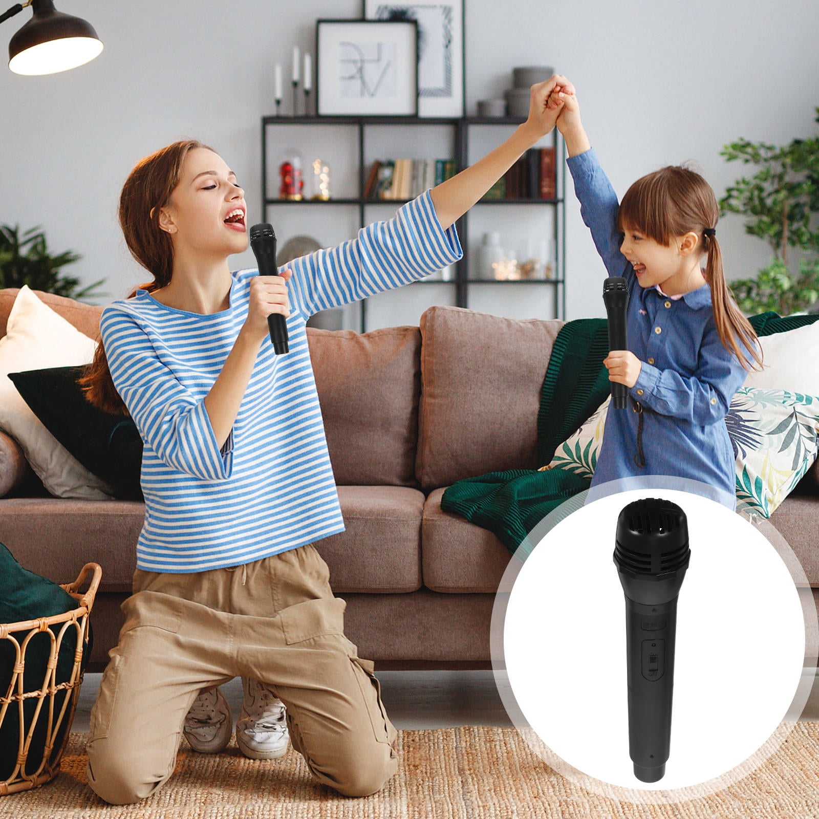 WHAMVOX Pretend Play Mic Prop Simulation Microphone Child - Walmart.com