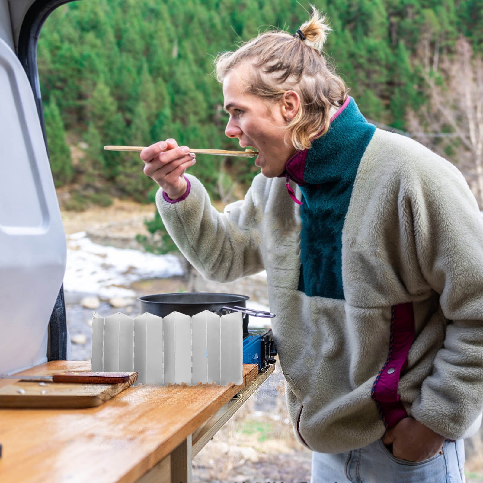 WHAMVOX Propane Patio Heater Heat Focusing Reflector Foldable Heat ...