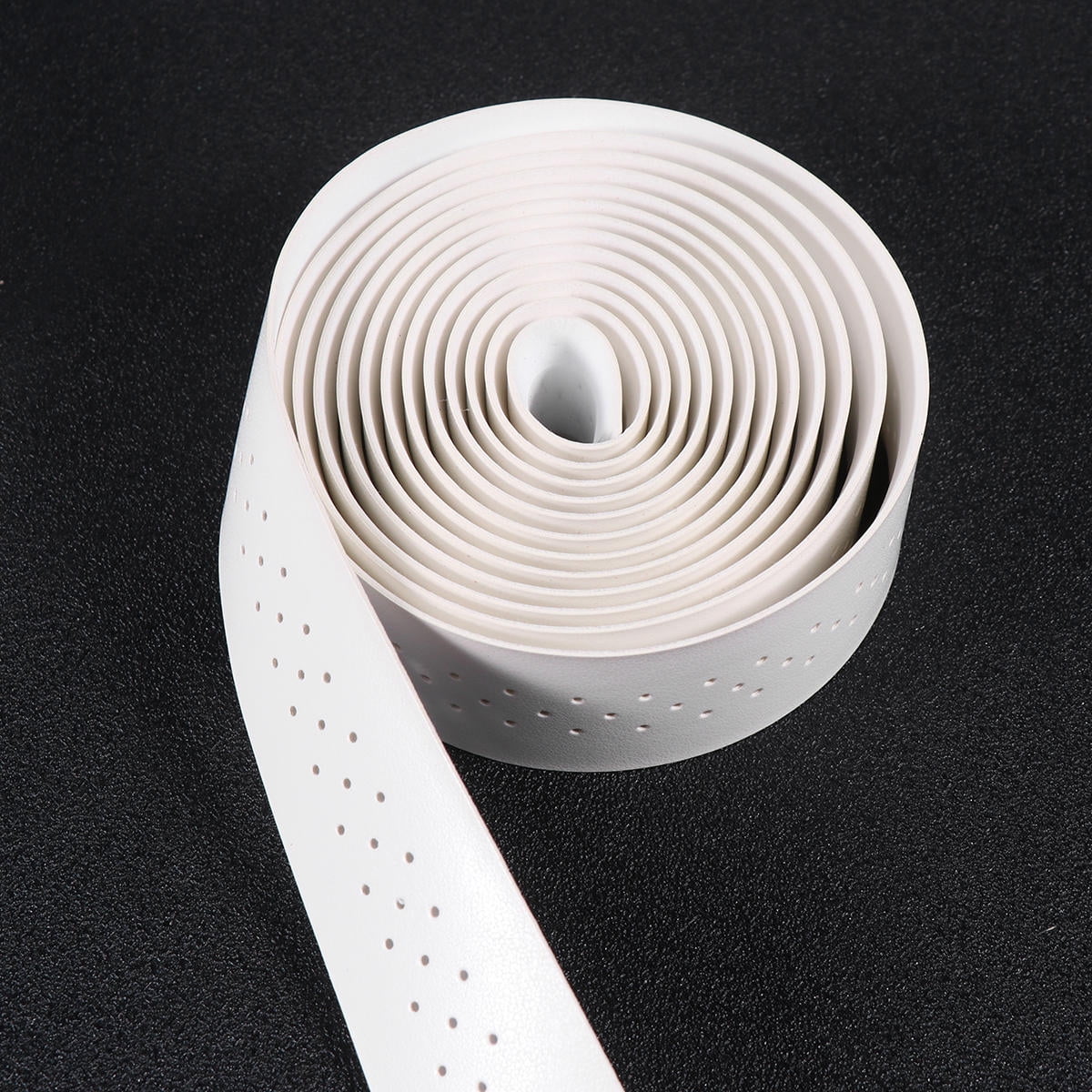 WHAMVOX Punched Bicycle Handlebar Strips Padded Tape Wrap The White ...