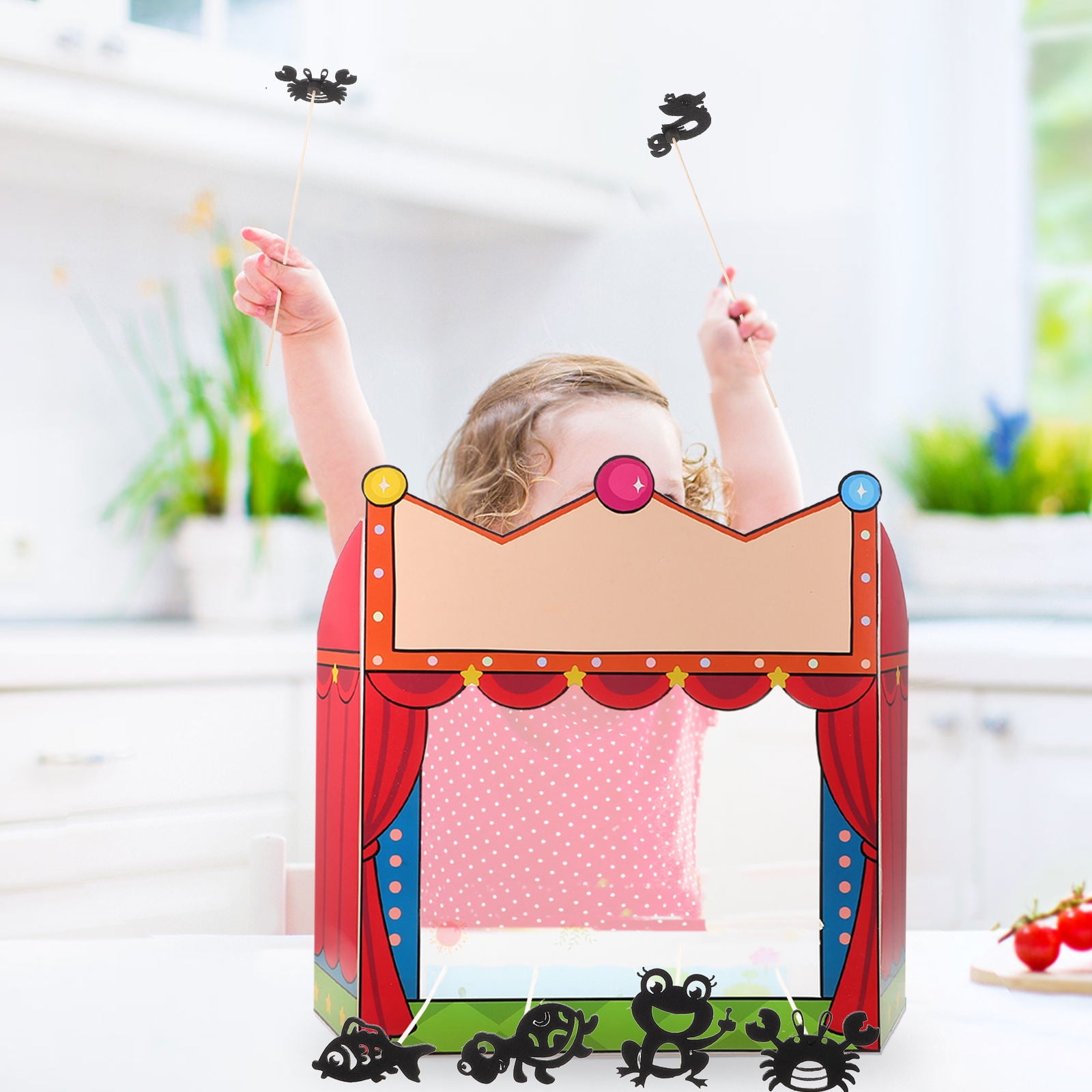 WHAMVOX Puppet Kit with Assorted Color Paper for Decoration and ...