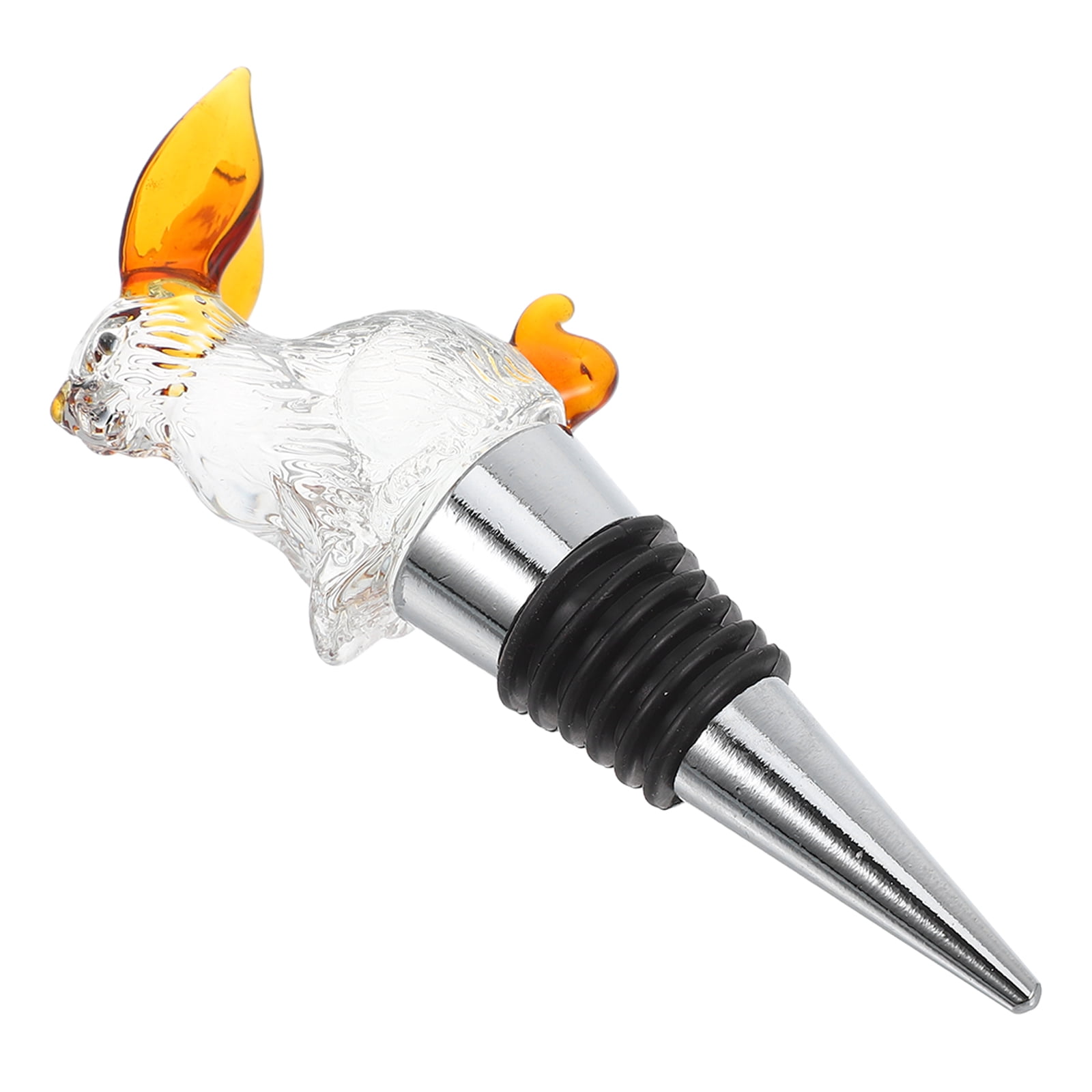 WHAMVOX Rabbit Wine Stopper Decorative Wine Sealing Stoppers for ...