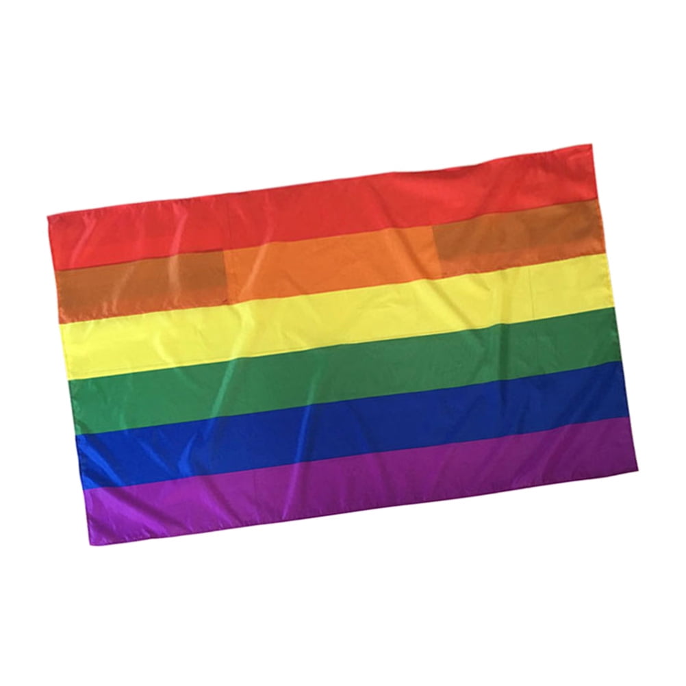 WHAMVOX Rainbow Flag Cape Polyester Cloak Flag Rainbow Flag Supplies ...