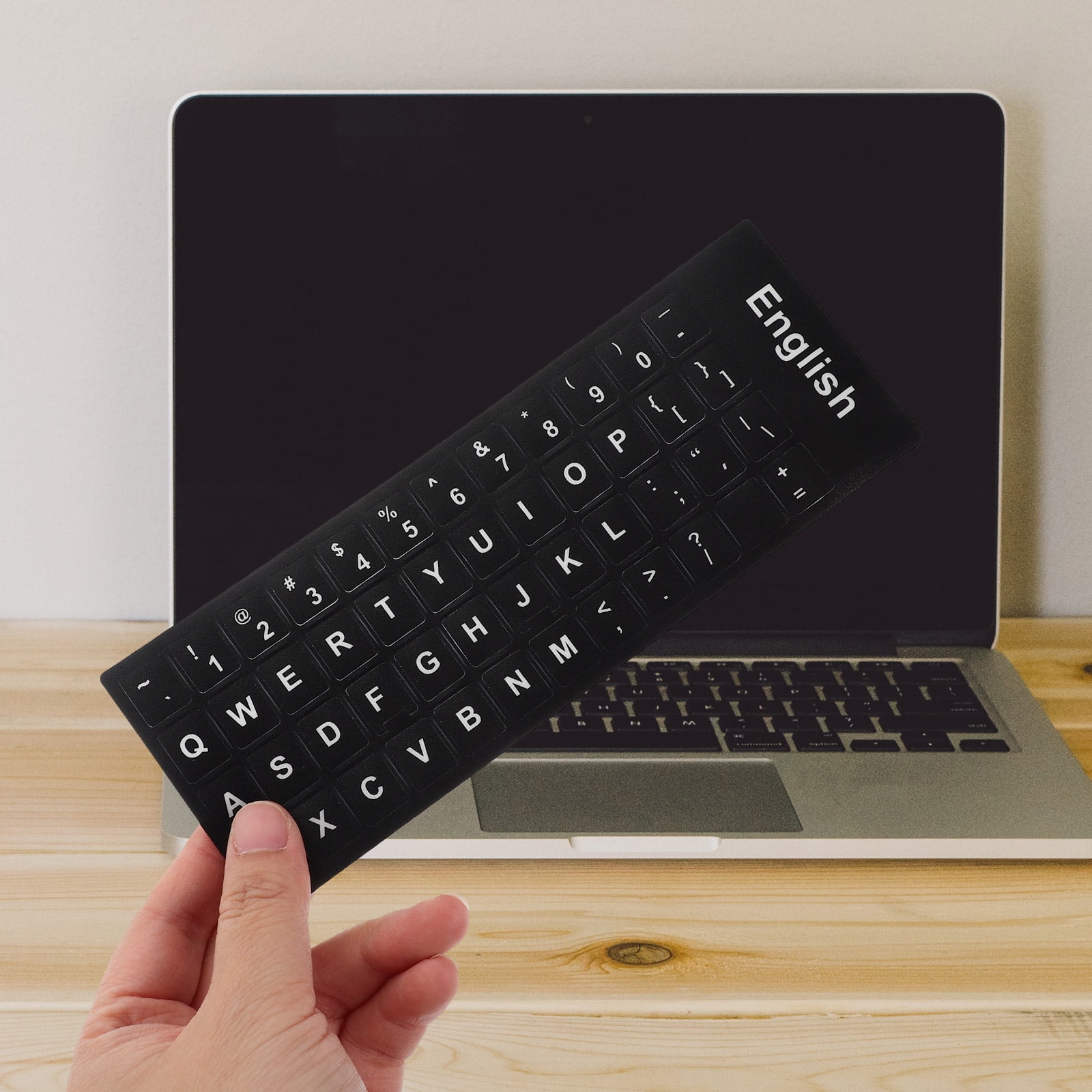 WHAMVOX Raindrops 6 Sheets Replacement Keyboard Stickers English ...