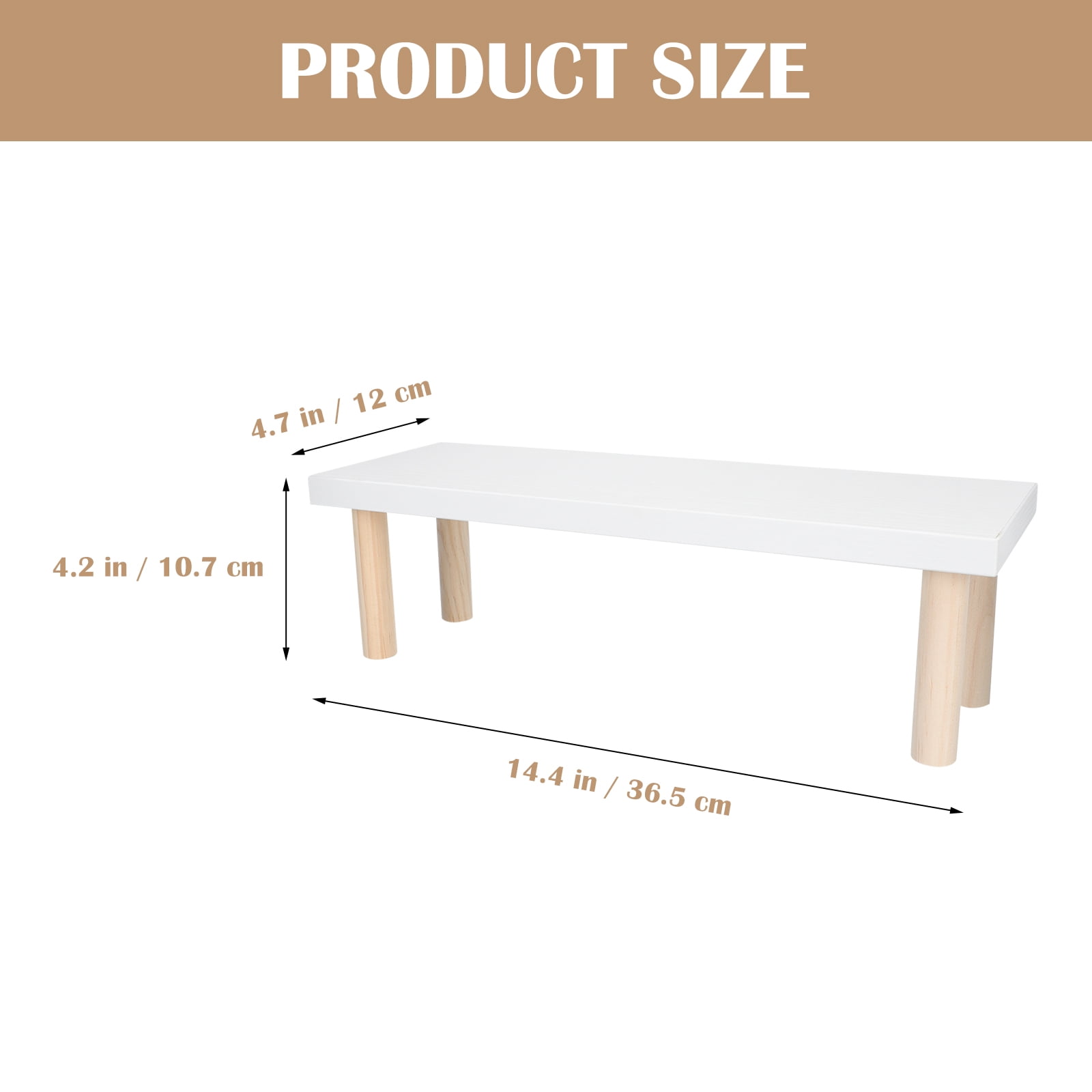 WHAMVOX Raised Flower Pot Stand Mini Planter Riser Office - Walmart.com