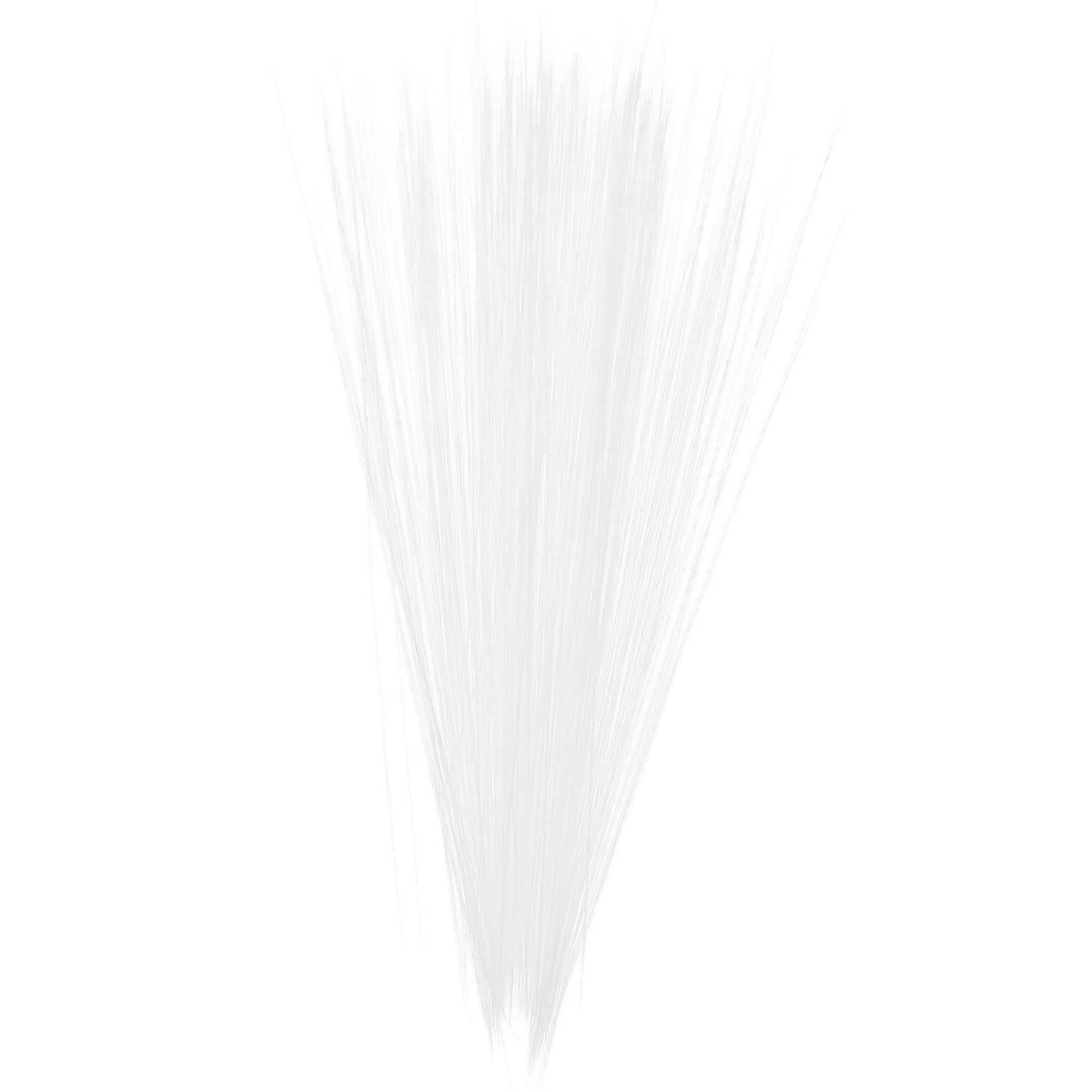 WHAMVOX Realistic Fox Whiskers Transparent White Pointed Tips Lifelike ...