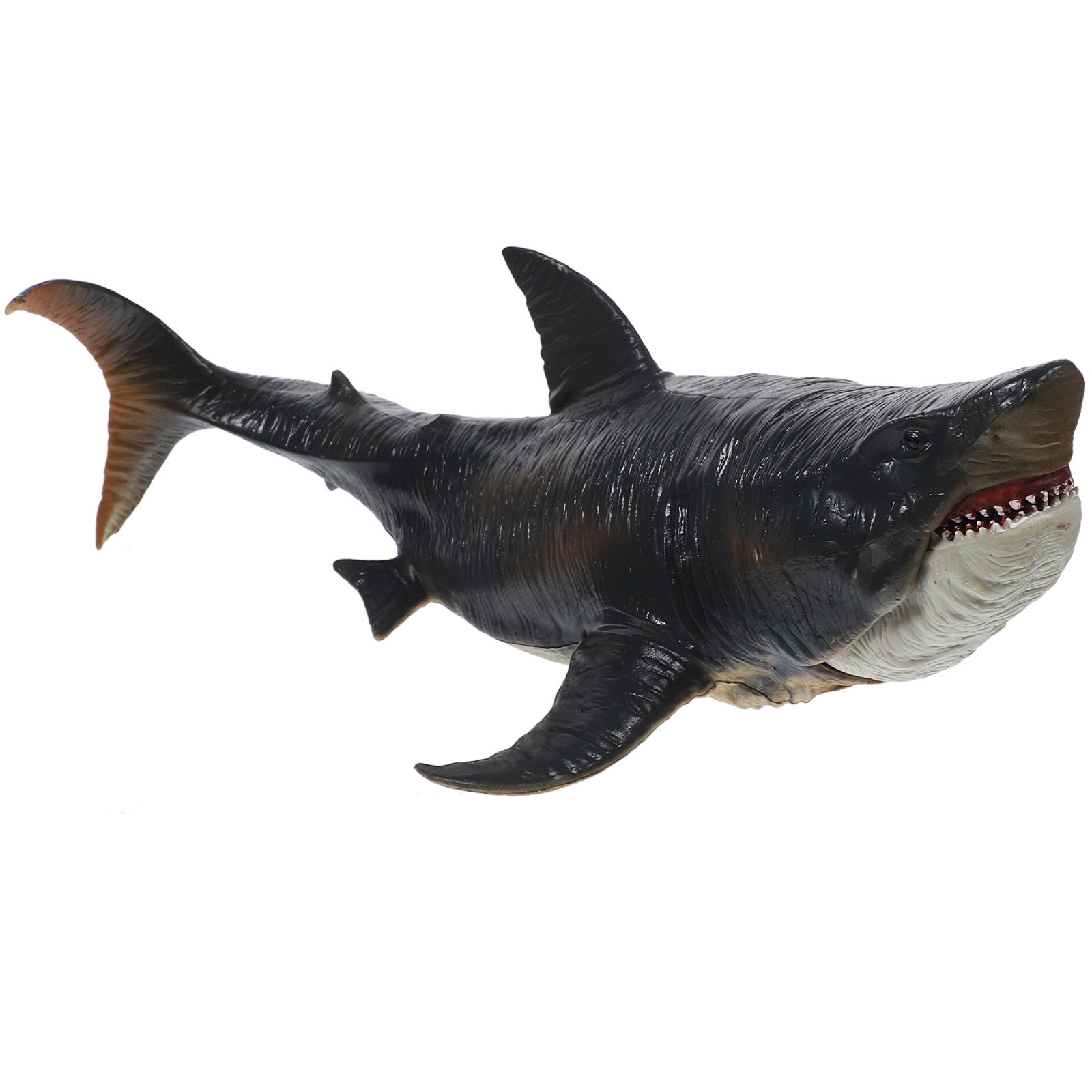 WHAMVOX Realistic Shark Model Toy 2pcs Sea Animal Figurines Collection ...