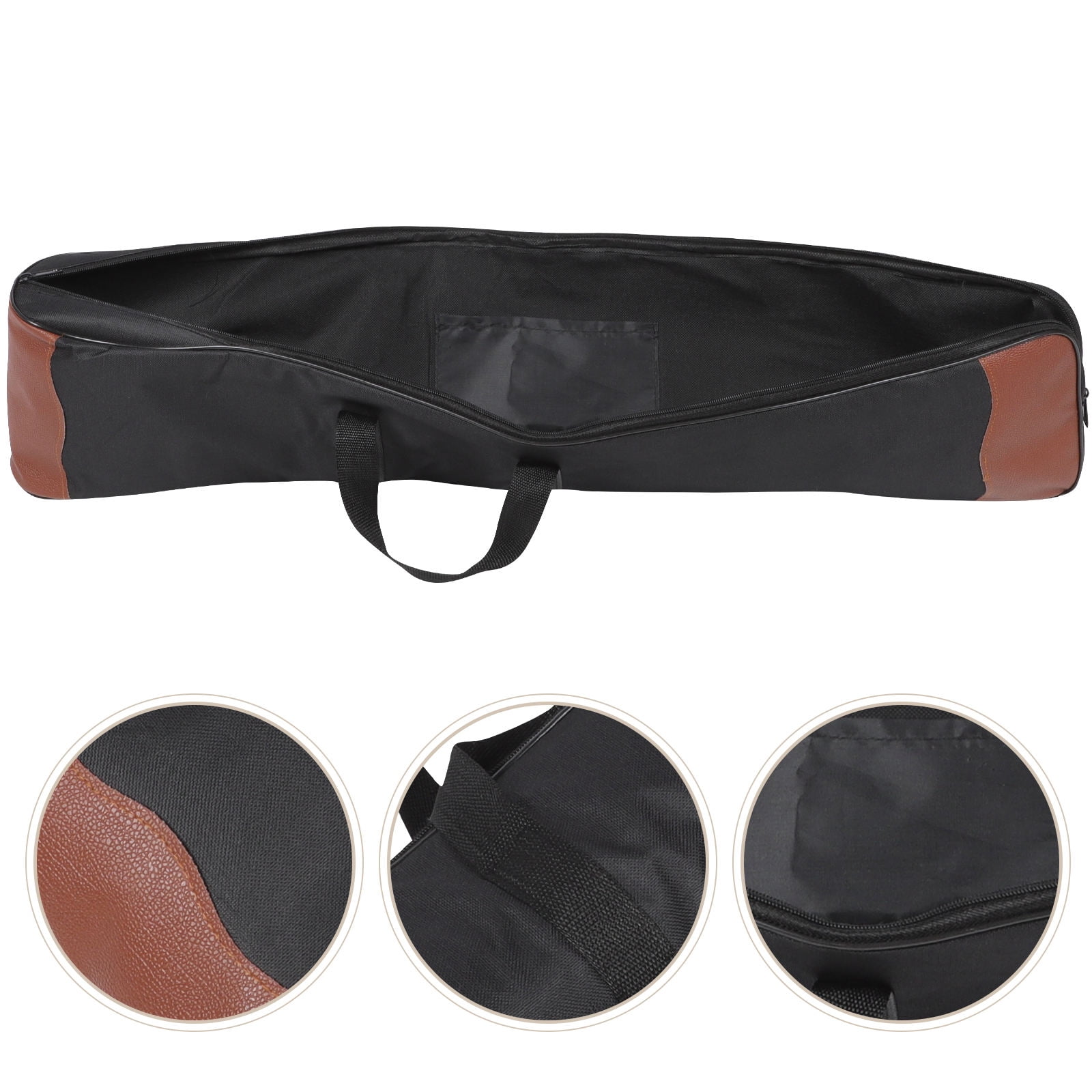 HOOWIFFY Music Instrument Cases Erhu Handbag Black PU Leather 1Pcs ...