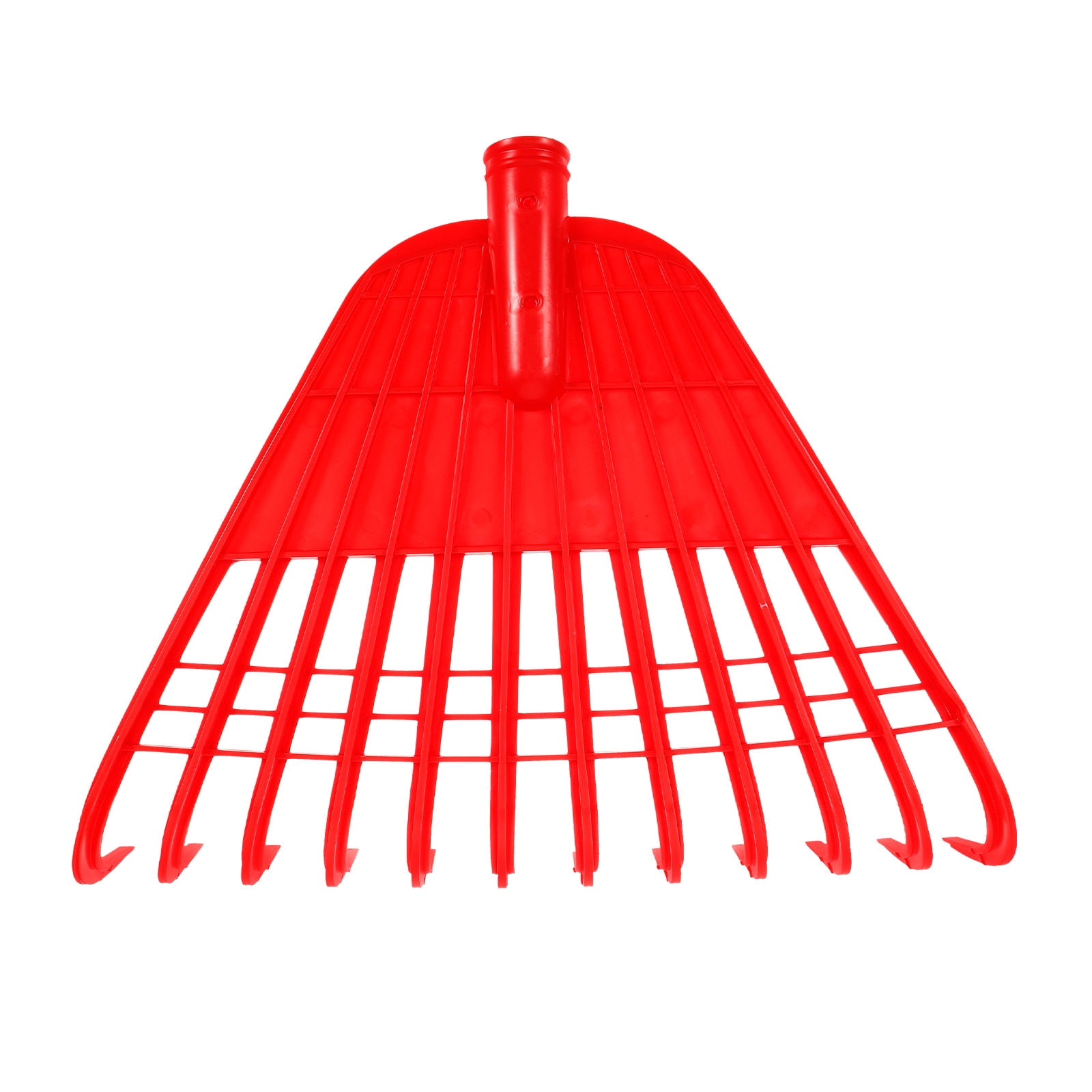 WHAMVOX Red Plastic Leaf Rake for Gardening Efficiently Cleans Leaves ...