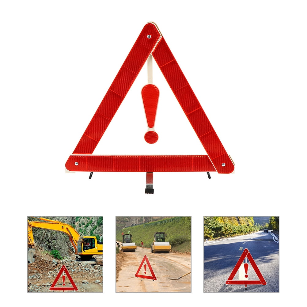 WHAMVOX Reflective Emergency Triangle Warning Signs for Roadside Safety ...