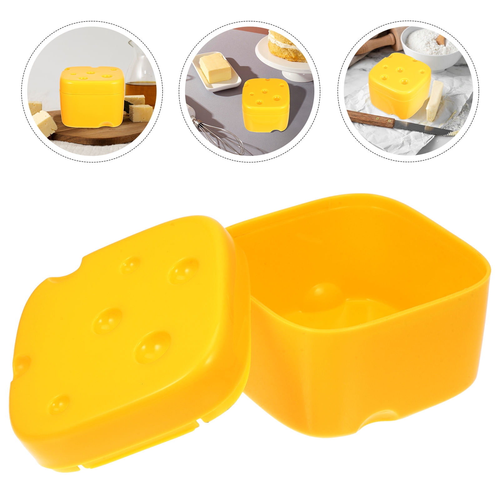 WHAMVOX Refrigerator Cheese Preservation Box Fridge Cheese Container ...