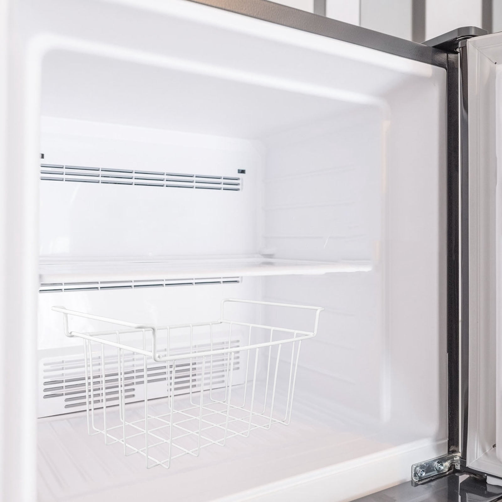 WHAMVOX Removable Freezer Basket Metal Freezer Basket Iron Freezer ...