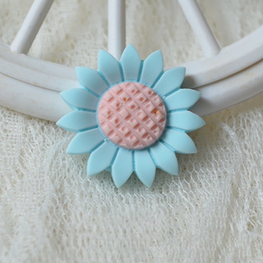 WHAMVOX Resin Flower Accessories for DIY Crafts and Hair Rings 100pcs ...