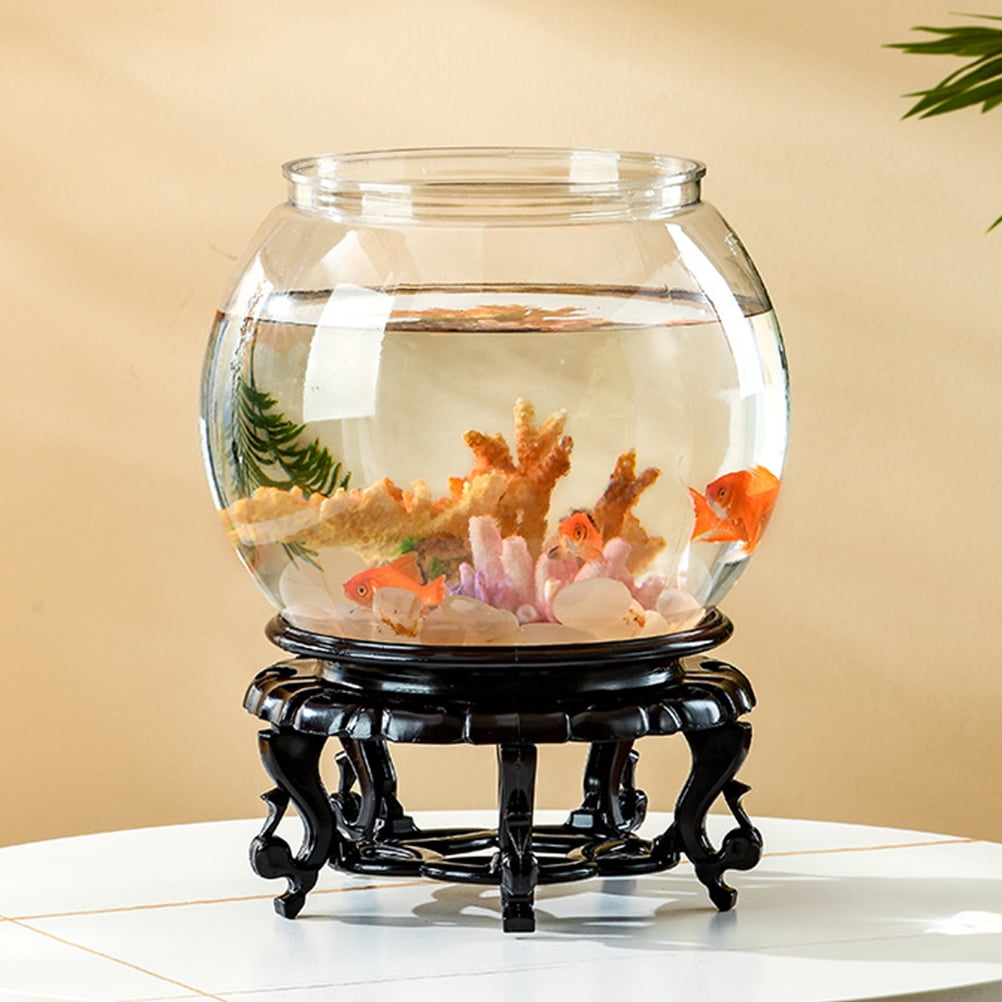 WHAMVOX Resin Pedestal Stand Flowerpot Fish Bowl Stand Plant Pot Stand ...