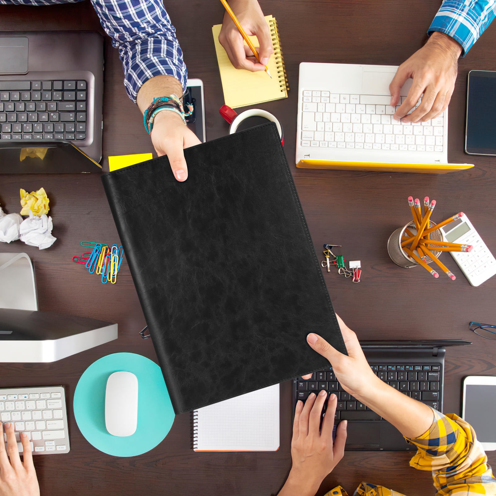 WHAMVOX Resume Folders for Interview Clipboard Organizer Office Man ...