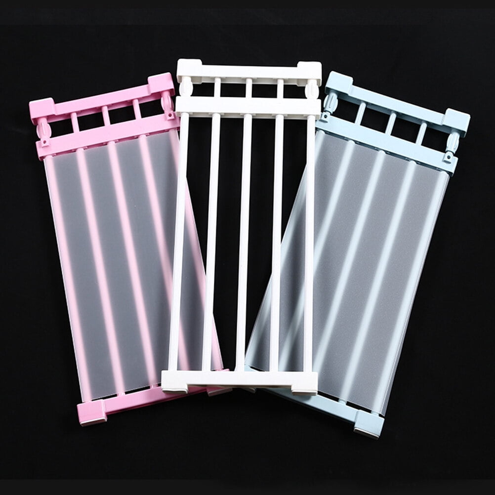 WHAMVOX Retractable Rack Shelf 38-55cm No Need to Drill Storage Rack ...