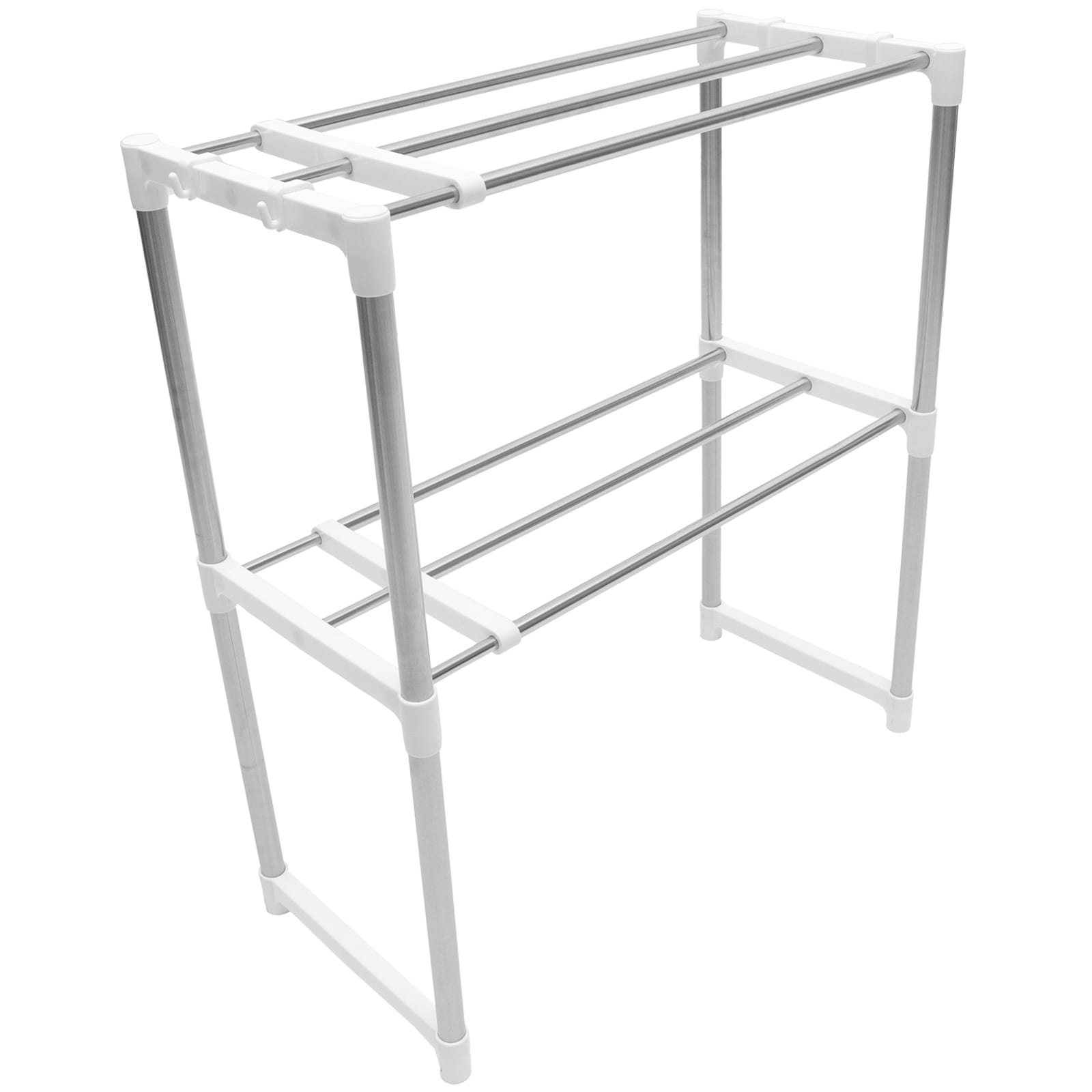 WHAMVOX Retractable Storage Shelf Adjustable Shoe Rack Space-saving ...