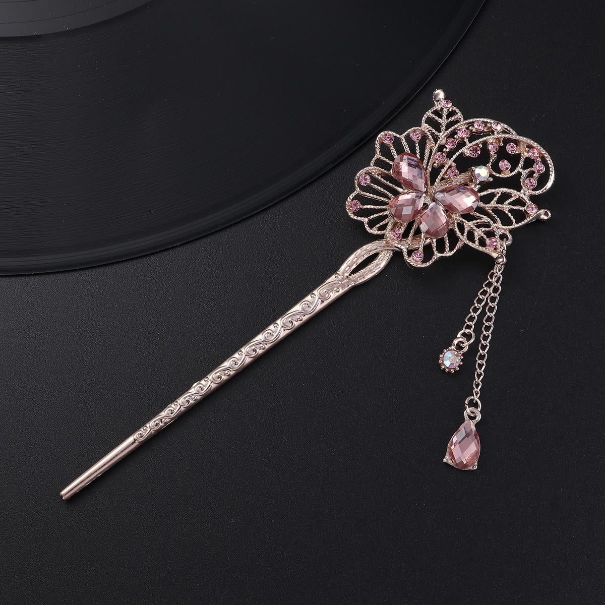 WHAMVOX Rhinestone Hairpin for Women with Crystal Design Perfect for ...