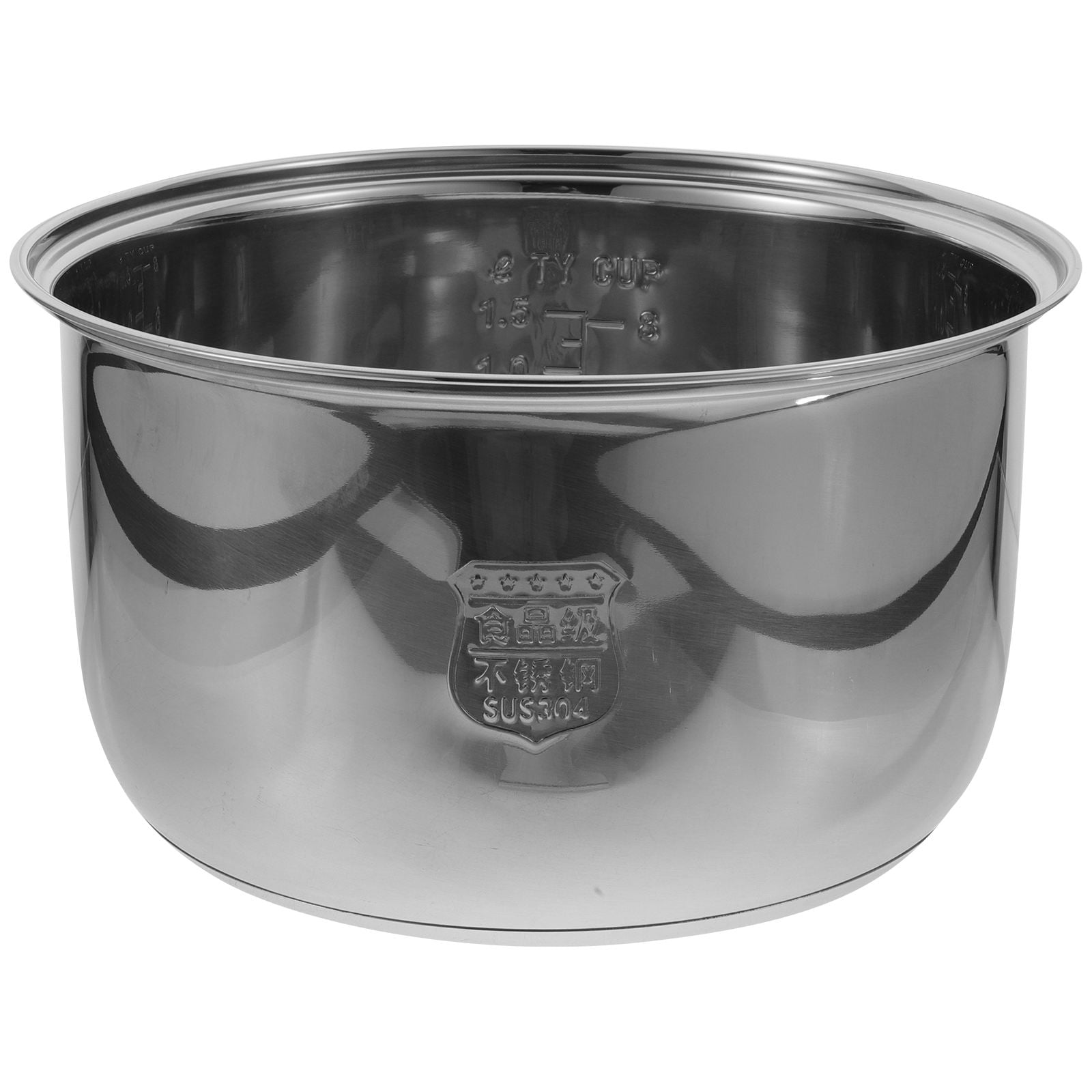 WHAMVOX Rice Cooker Replacement Pot Nonstick Stainless Steel Inner ...