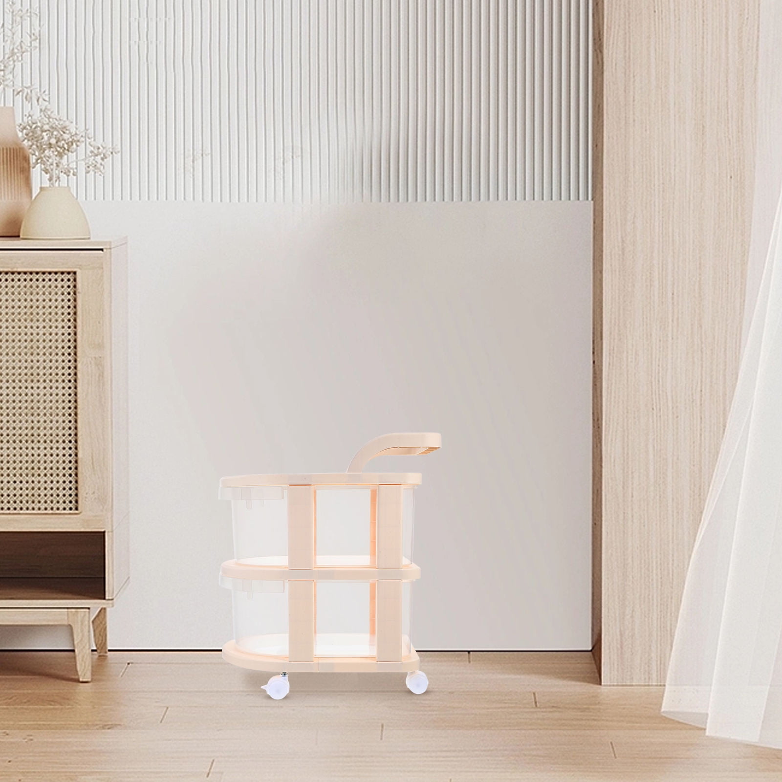 WHAMVOX Rolling Utility Cart Drawers Mobile Rolling Cart Storage ...