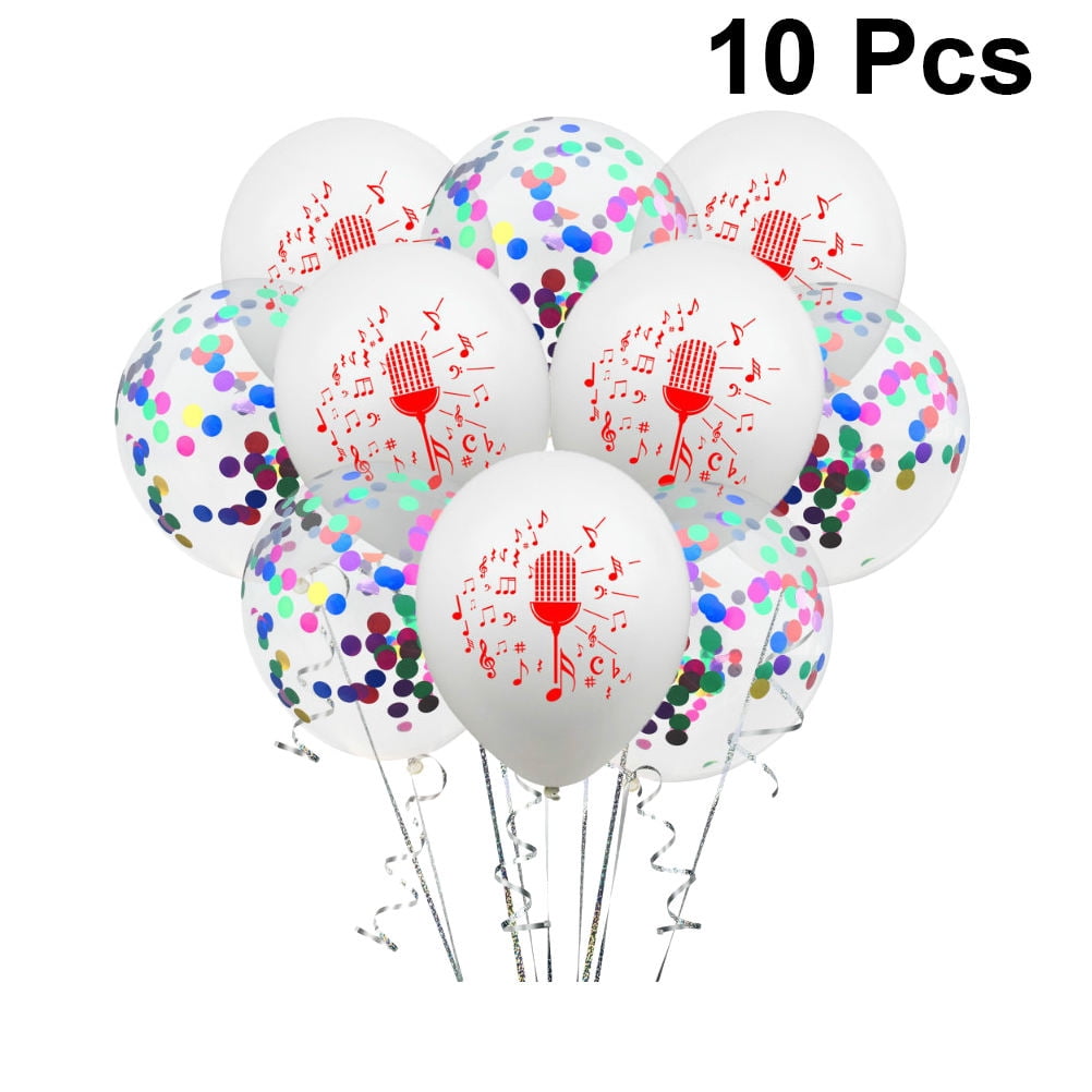 WHAMVOX Romantic Wedding Assorted Color Latex Balloons with Note and ...