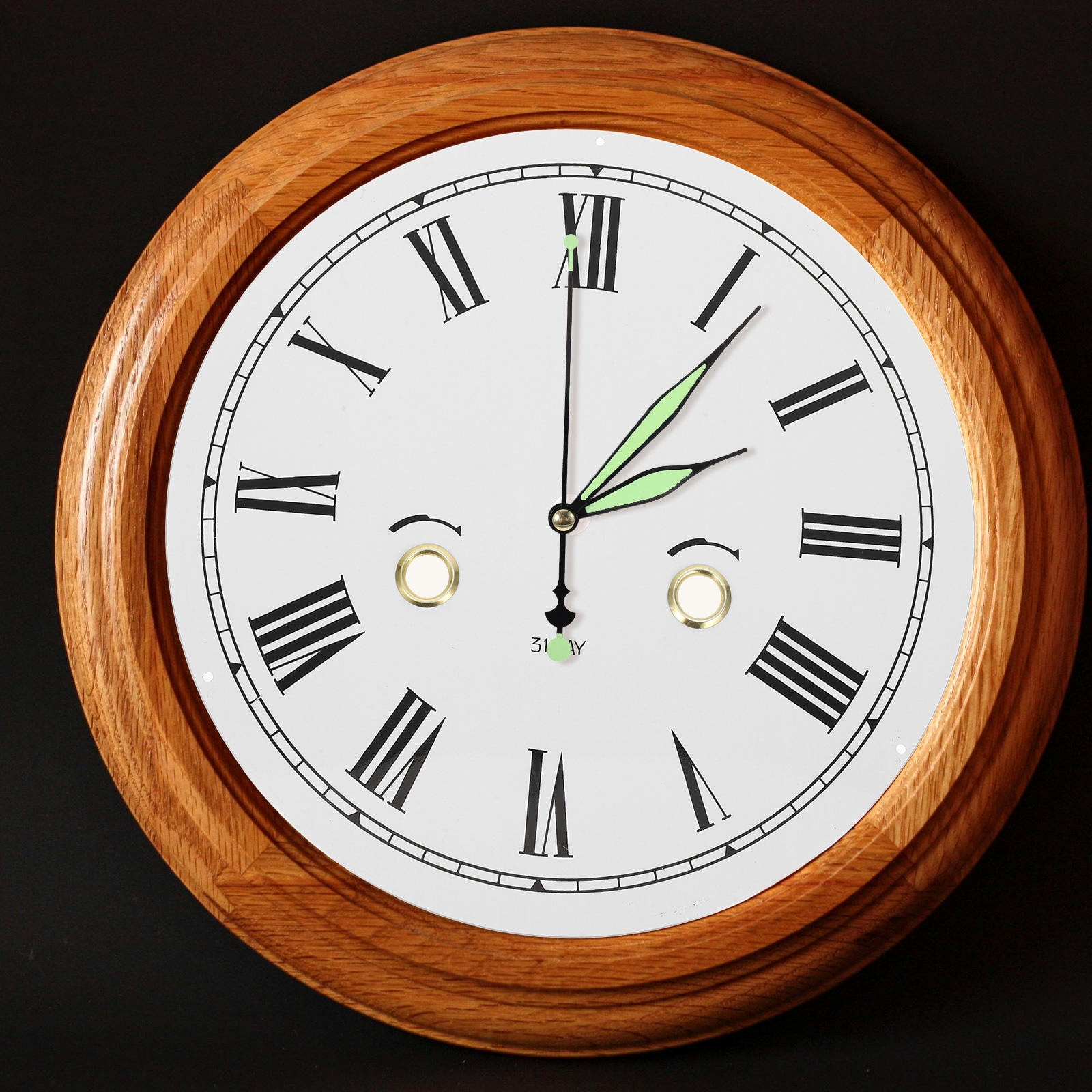 WHAMVOX Round Clock Dial for DIY Projects Roman Numerals Clock Dial ...