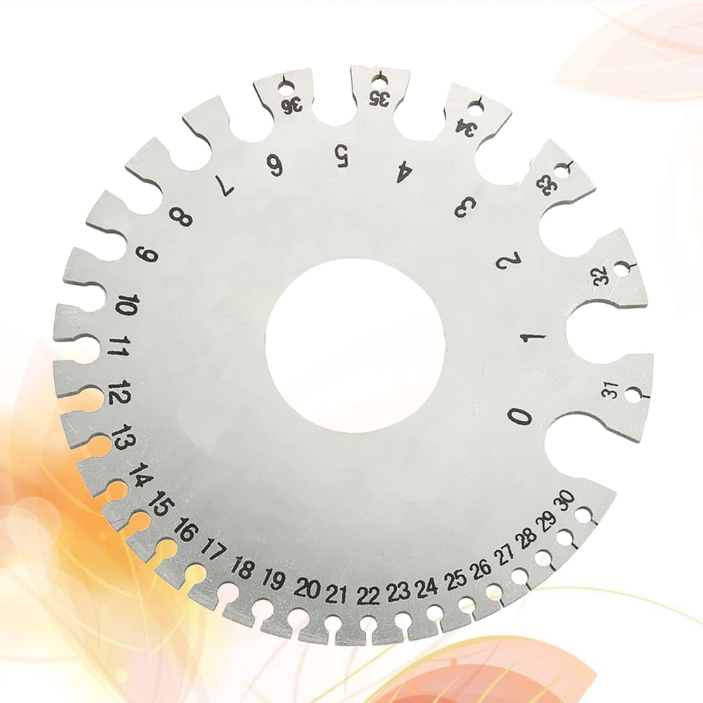 WHAMVOX Round Wire Diameter Gauge Cable Thickness Measurement Tool 1 ...