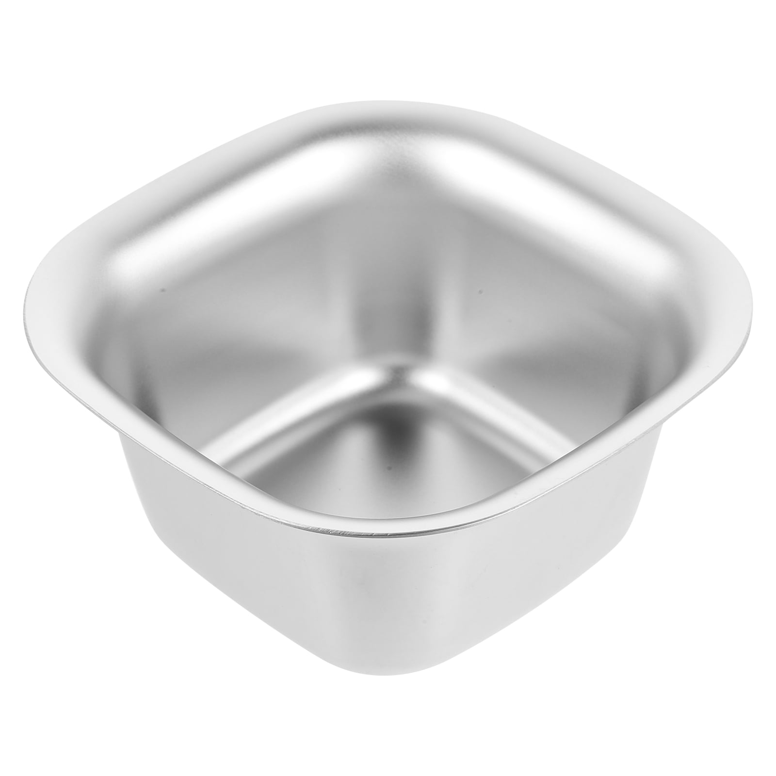 WHAMVOX Salad Bowl Square Bowl Metal Bowl Multipurpose Dessert Bowl ...