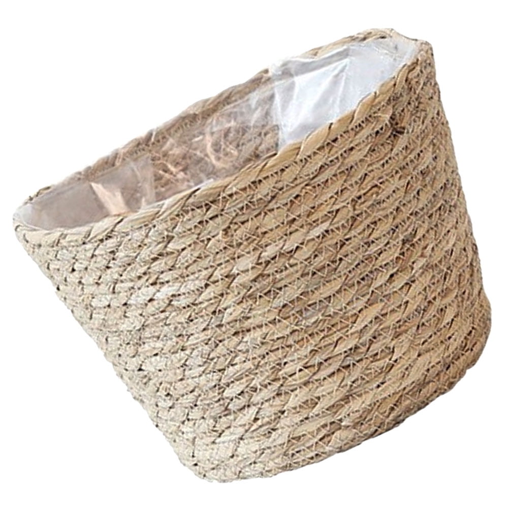 WHAMVOX Seagrass Planter Basket Woven Basket Planter Planter Baskets ...