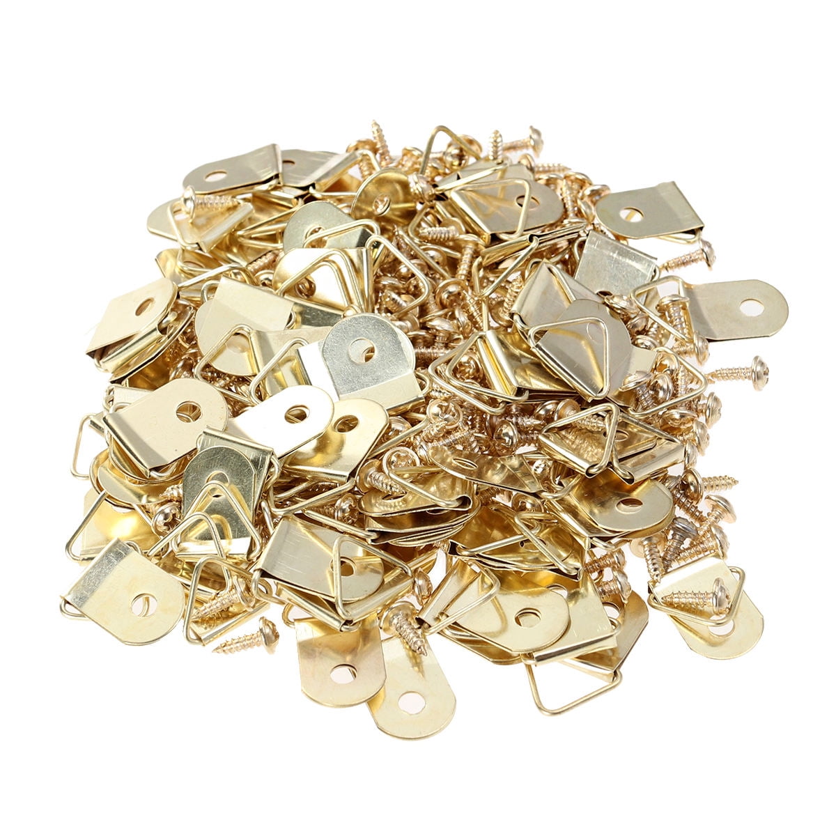 WHAMVOX Seamless Golden Iron Hooks for Hanging Photo Frames and ...