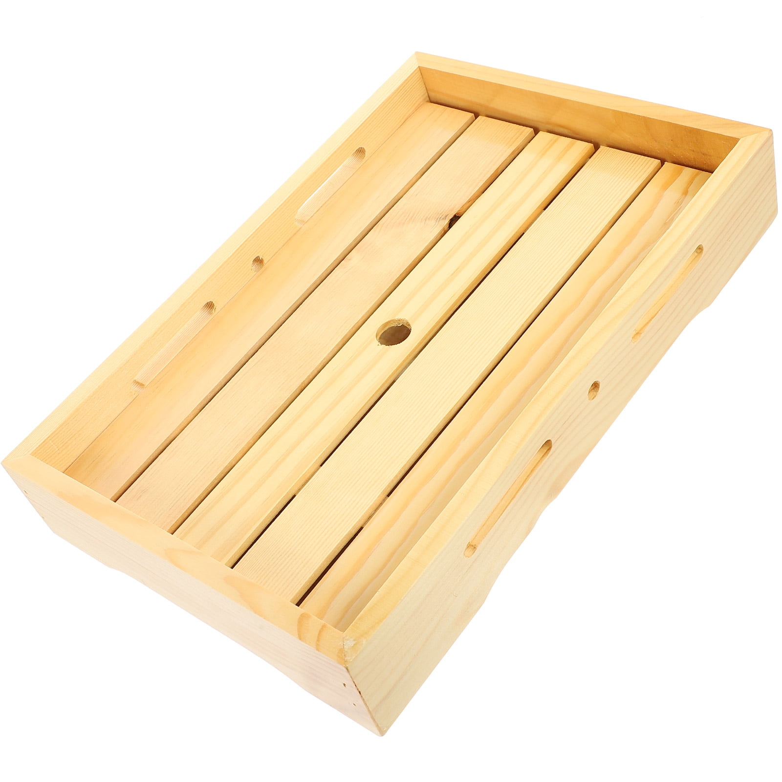 WHAMVOX Serving Wooden Pallet Japanese Sushi Tray 30X20X5CM - Walmart.com