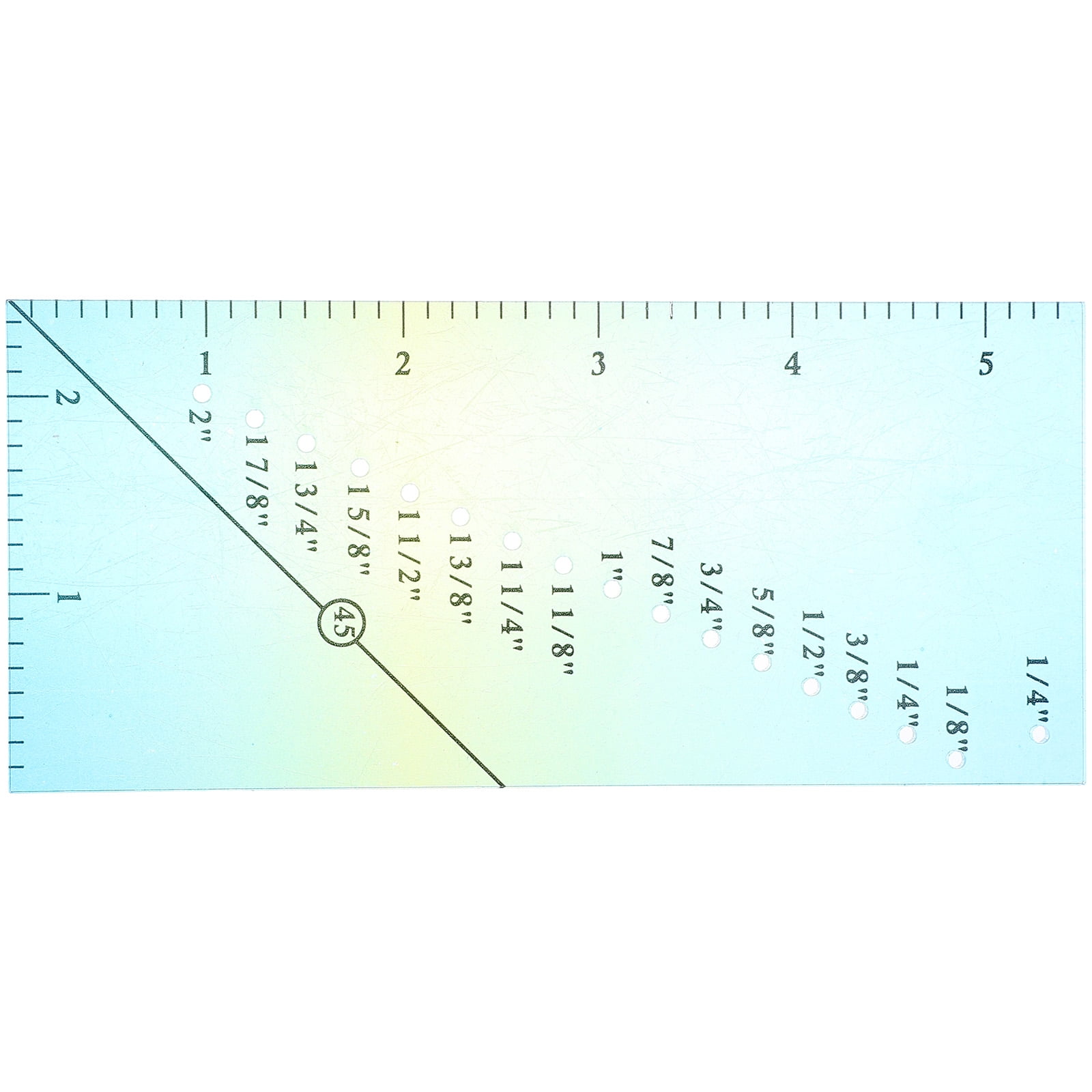 WHAMVOX Sewing Measuring Tools Perforated Resistance Ruler - Walmart.com