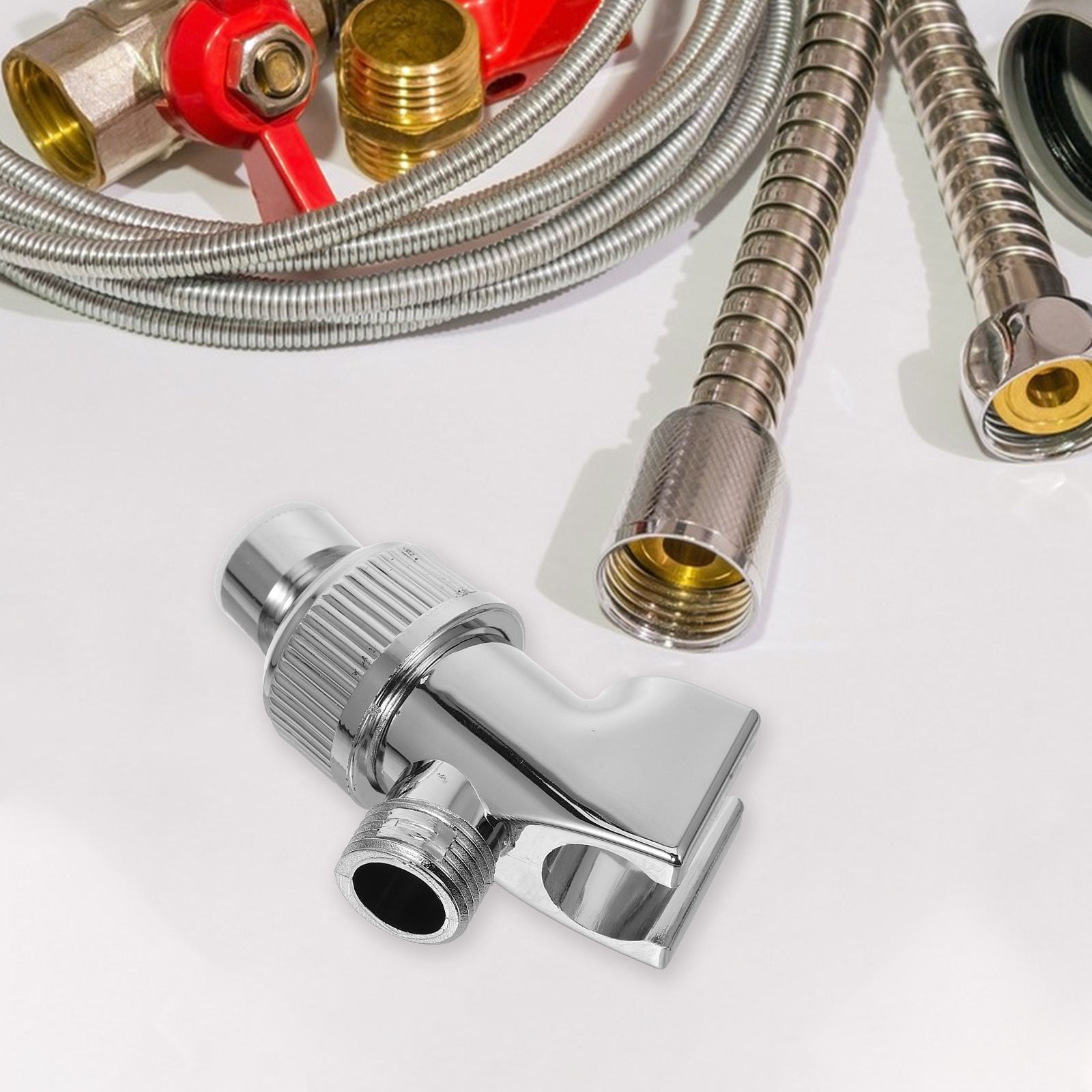 WHAMVOX Shower Head Extender with Adjustable Angle Shower Head Holder ...