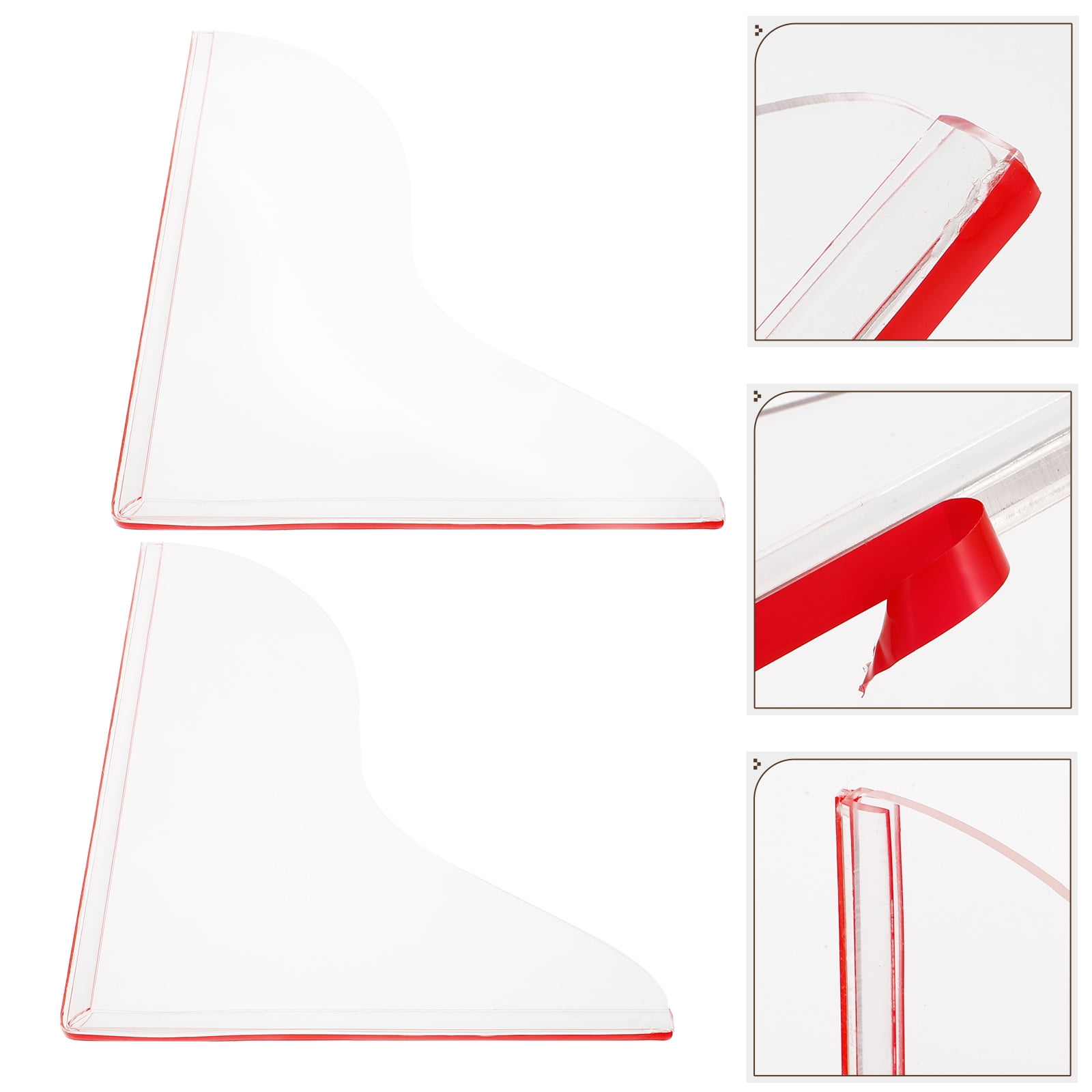 WHAMVOX Shower Splash Guard for Bathtub Made of Acrylic Transparent ...
