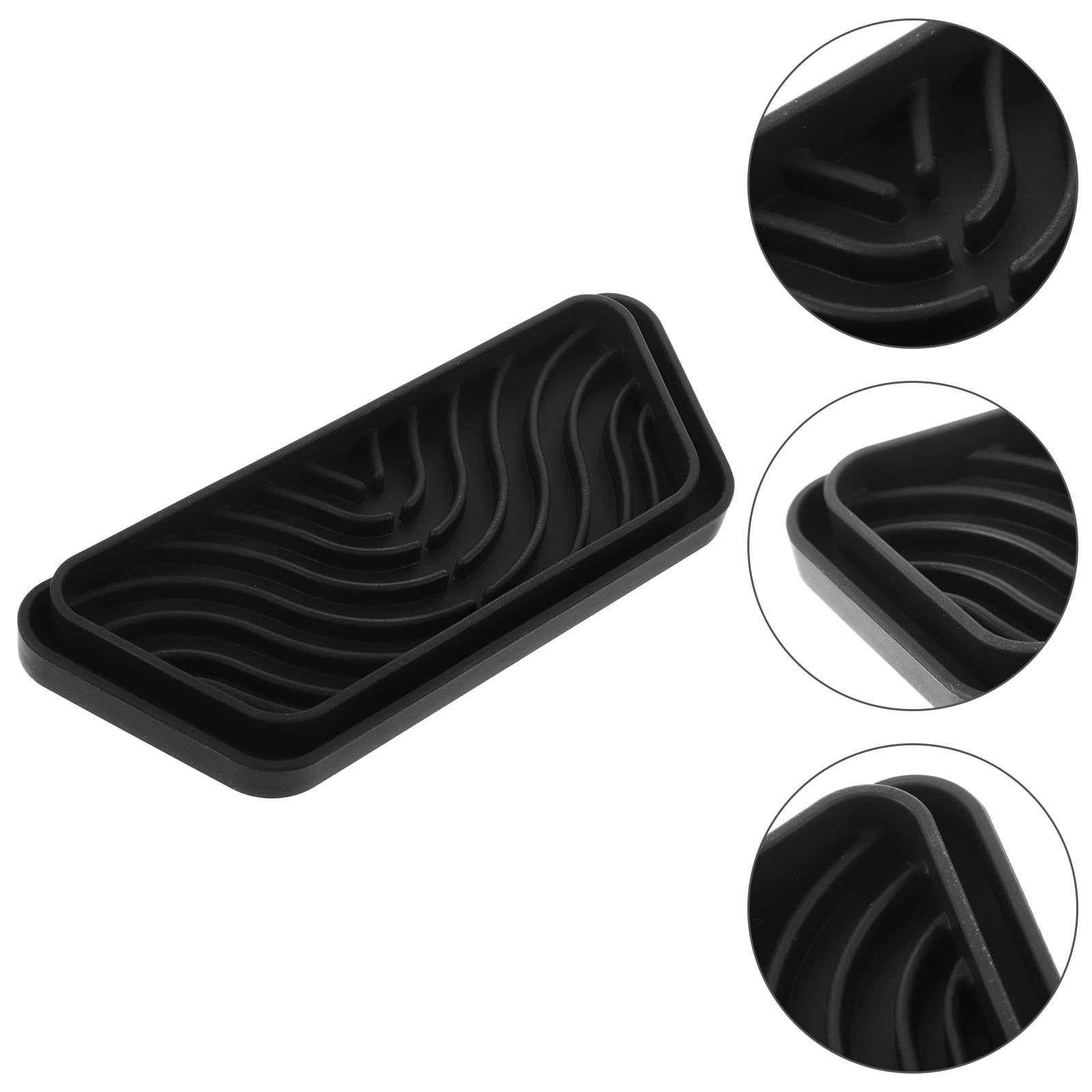 WHAMVOX Silicone Grey Drip Catcher for Fridge Water Dispenser Tray ...