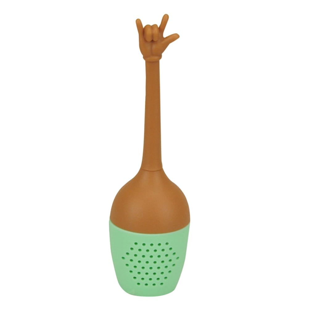 WHAMVOX Silicone Tea Infuser Tea Leaf Strainer Gesture Tea Filter ...