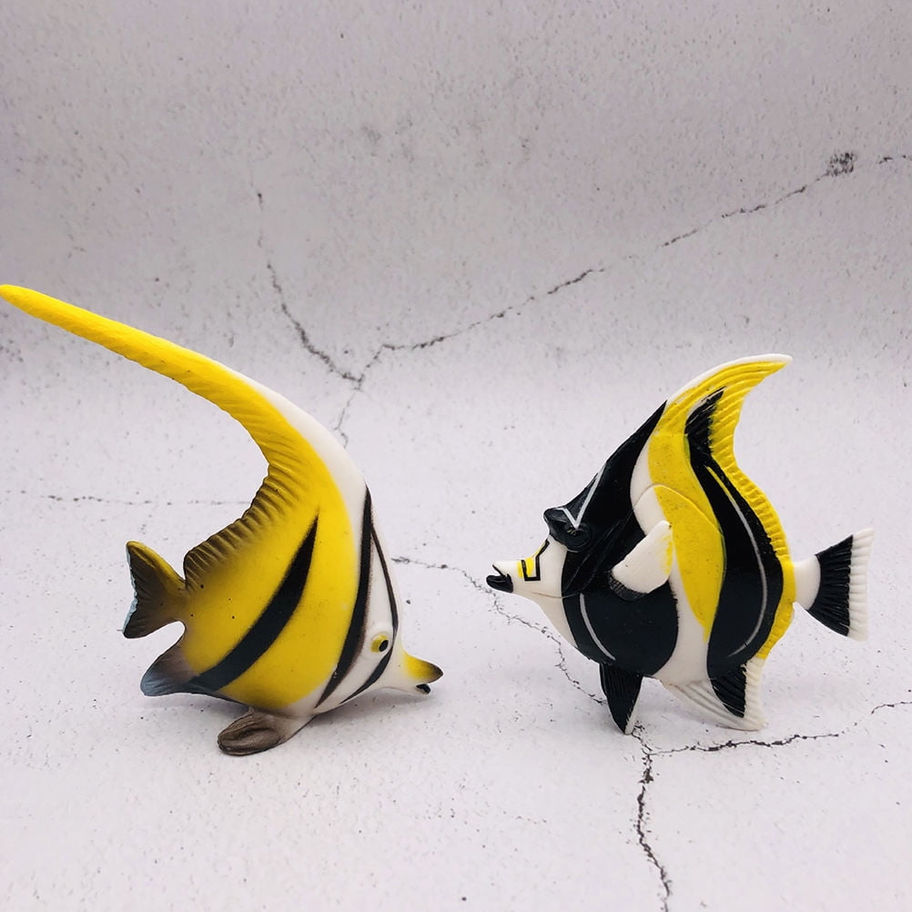 WHAMVOX Simulation Angelfish Marine Life Toy Early Education Cognitive ...