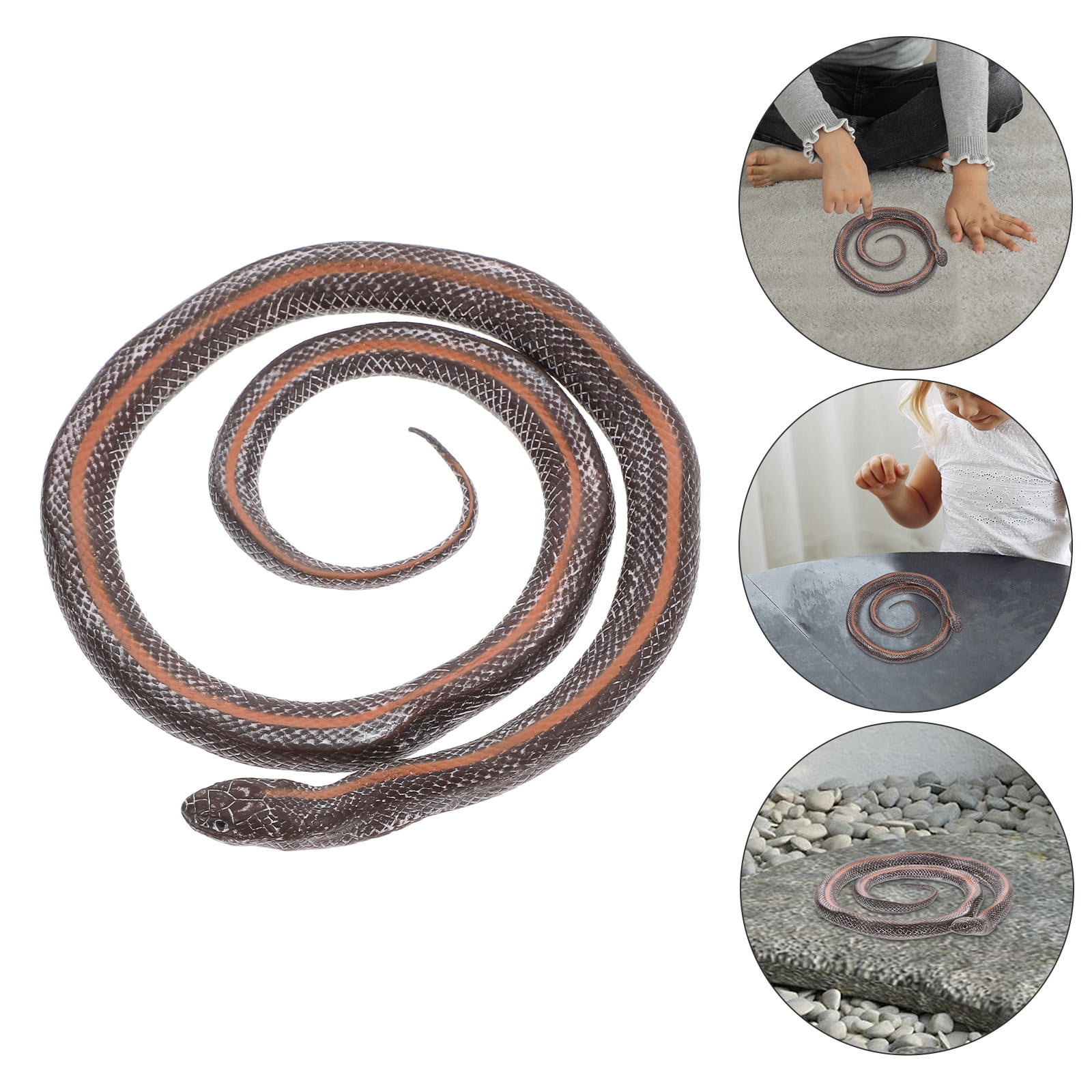 WHAMVOX Simulation Snake Creepy Snake Model Scary Snake Decor Snake ...