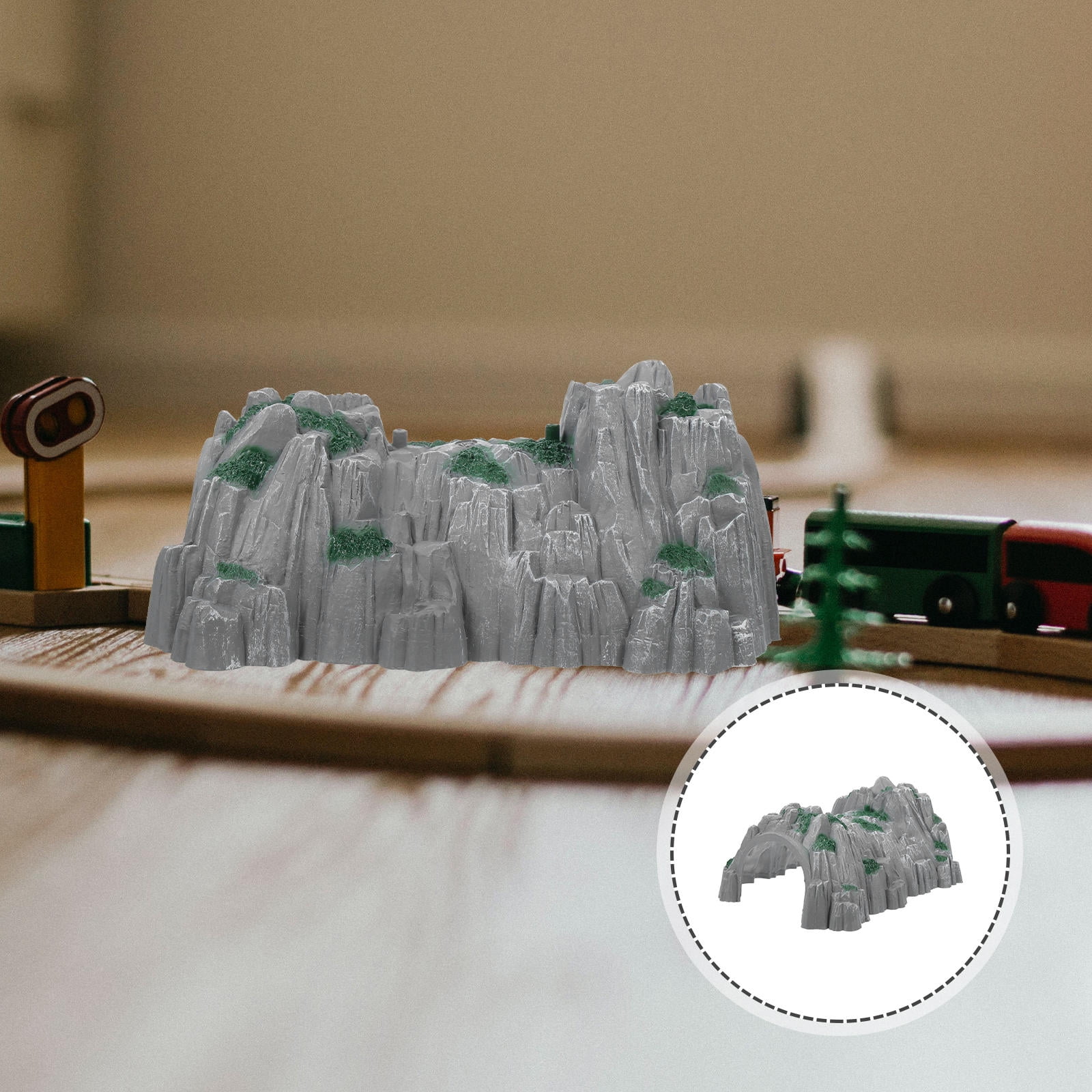 WHAMVOX Simulation Train Tunnel Model Playing Cave Railway DIY Tunnel ...