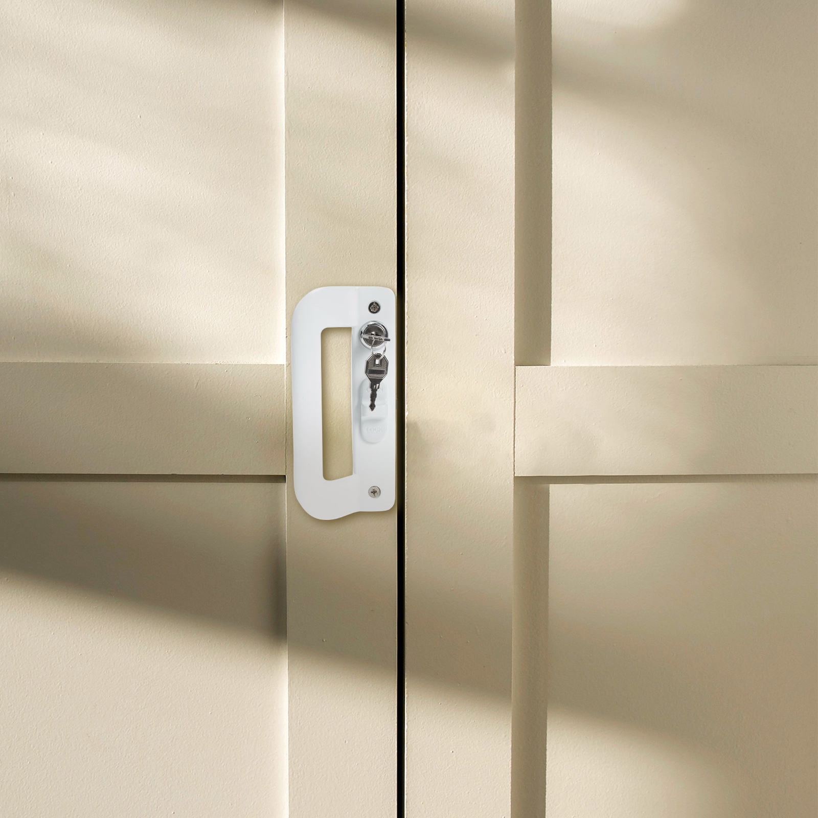 WHAMVOX Sliding Door Handle Retro Double-page Lock Simple to Use ...