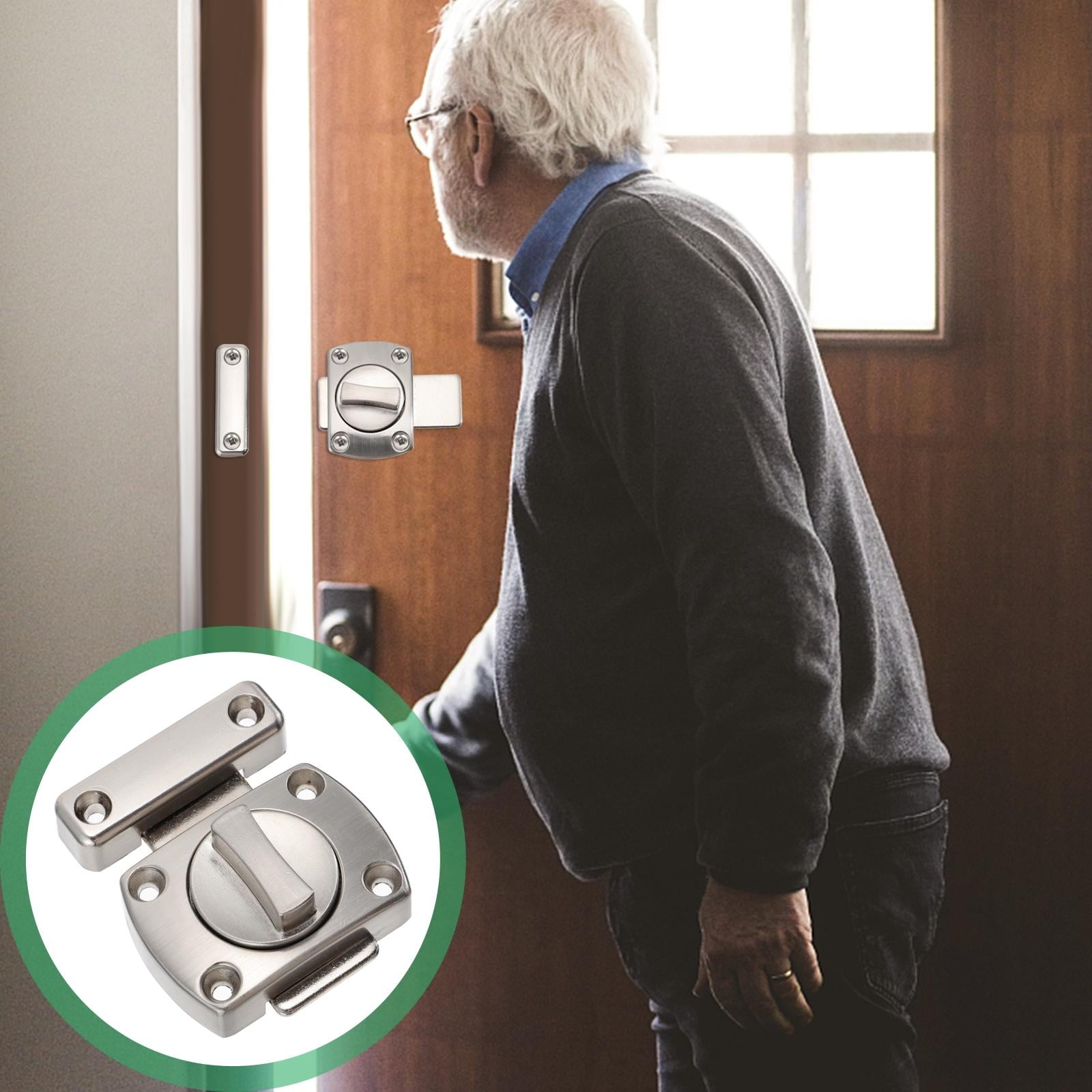 WHAMVOX Sliding Door Lock Bolts Deadbolt Shed Latch Hotel - Walmart.com