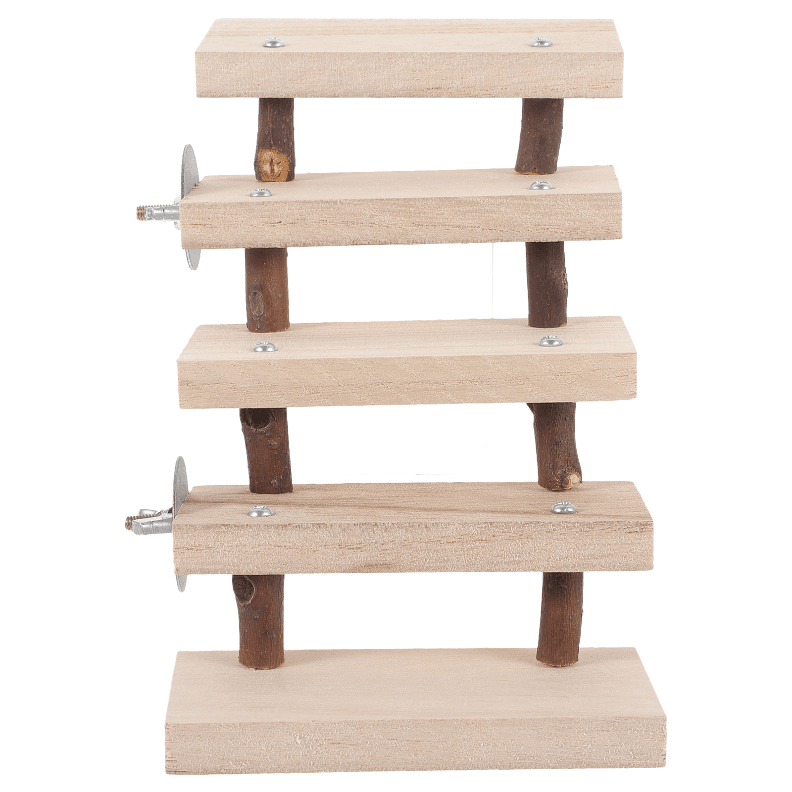 WHAMVOX Small Animal Wooden Ladder Platform Cage Ladder Guinea Pig ...