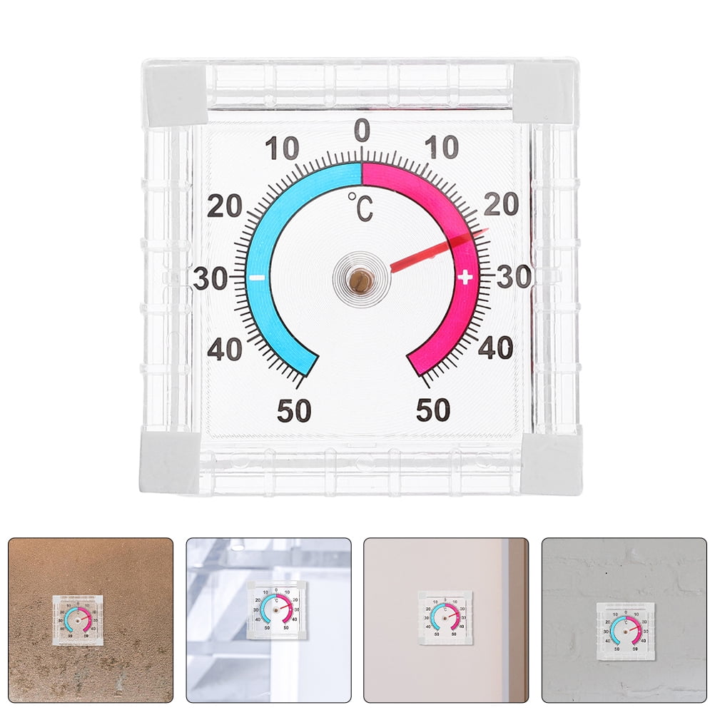 WHAMVOX Small Portable Thermometer for Windows and Doors 1 Set Temperature Gauge - Walmart.com