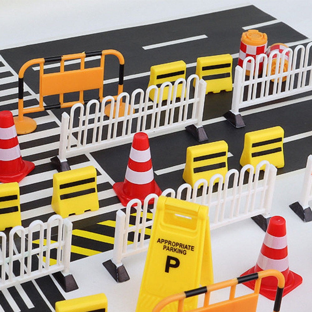 WHAMVOX Small Traffic Cones Toy for Kids with Assorted Color Plastic ...