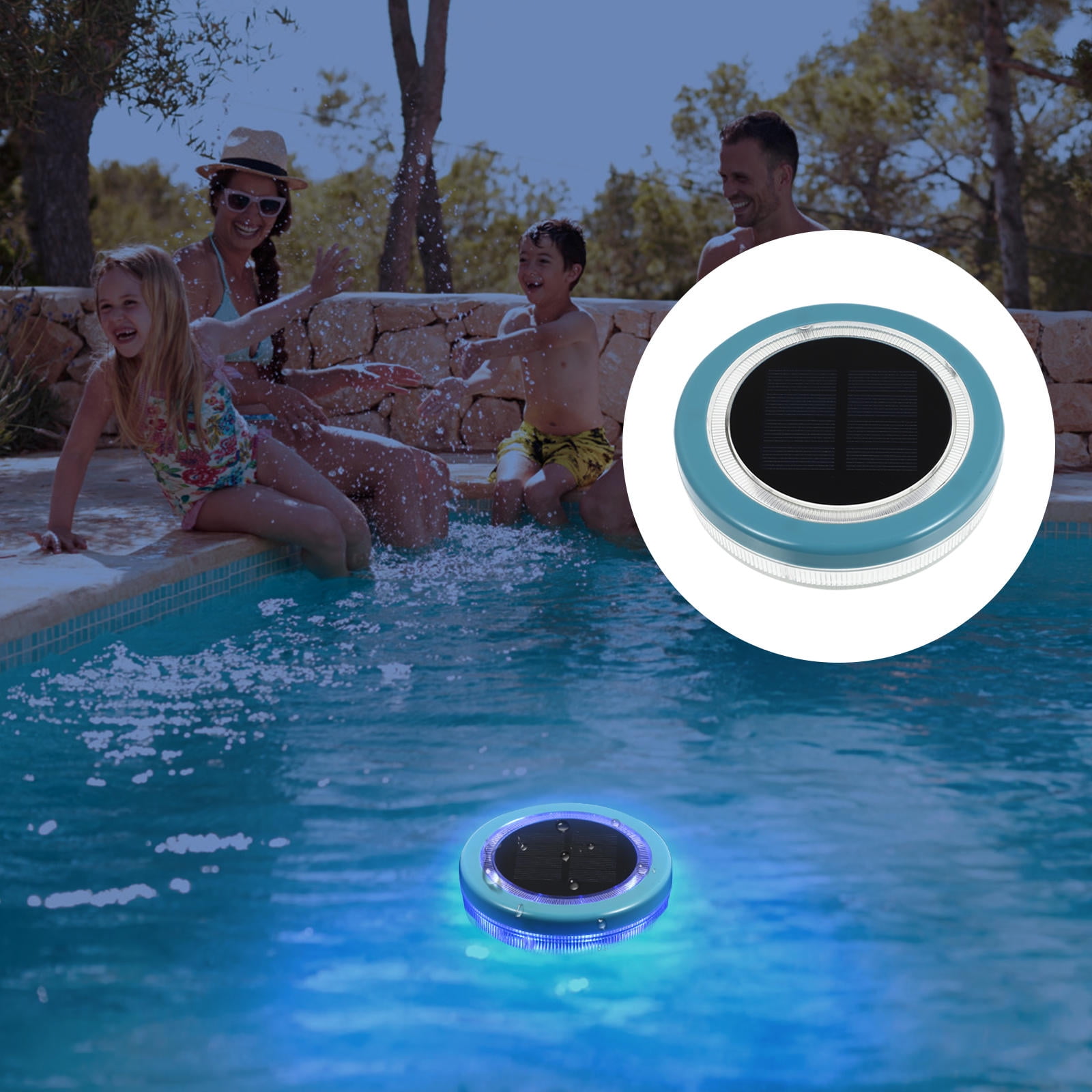 WHAMVOX Solar Floating Pool Light Waterproof Swimming Pool Light Garden ...