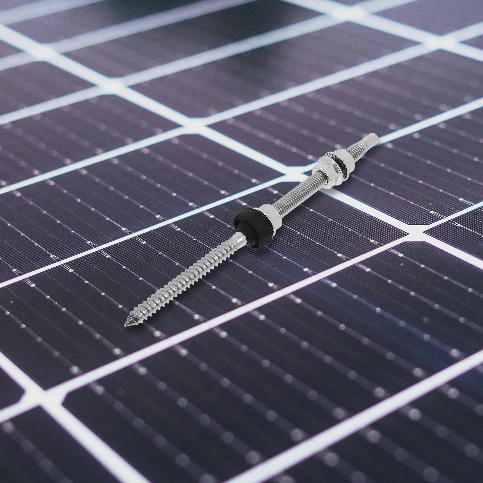 WHAMVOX Solar Hanger Bolts Stainless Steel Height Adjustable Hanger ...