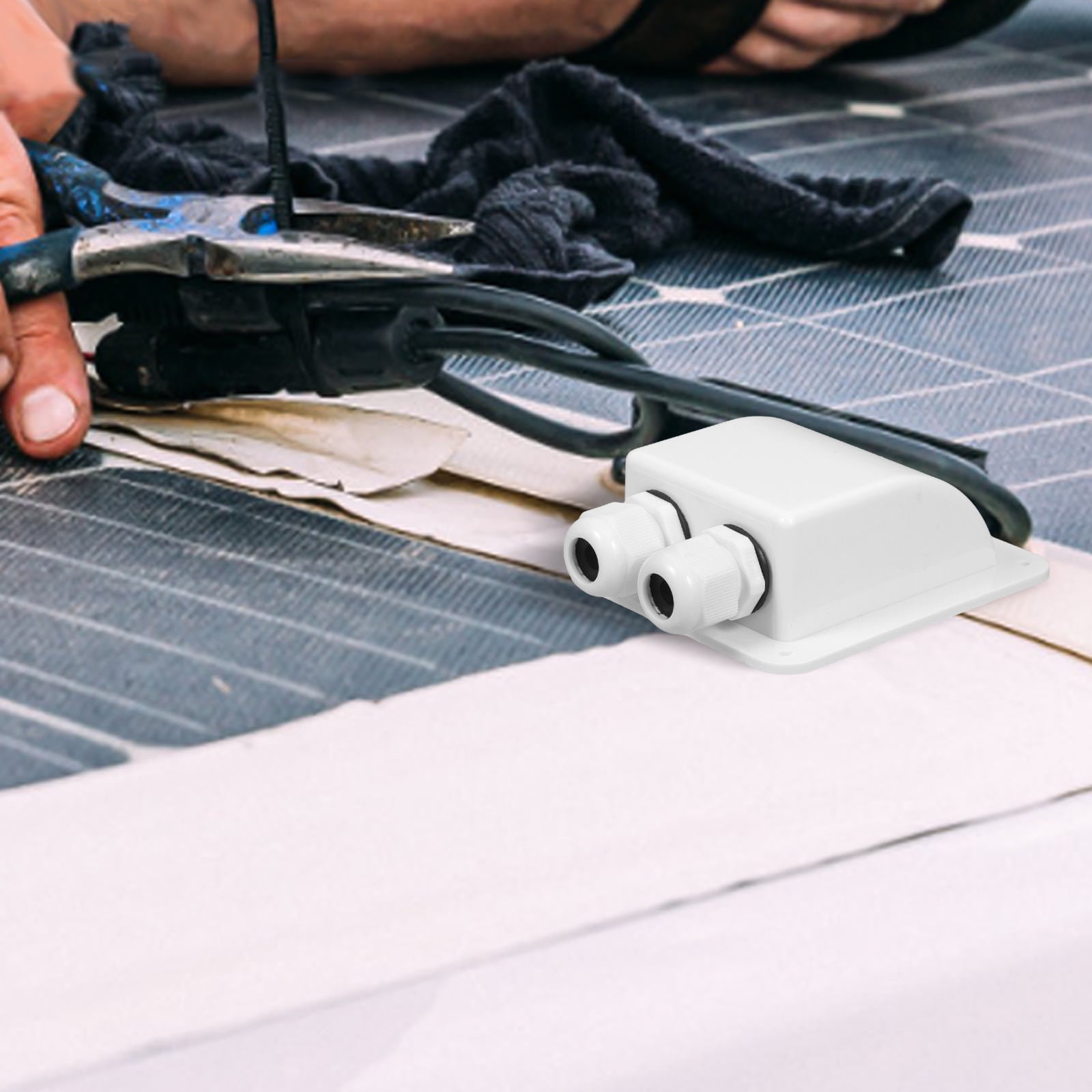 WHAMVOX Solar Panel Cable Glands Solar Panel Wiring Entry Glands Rv ...