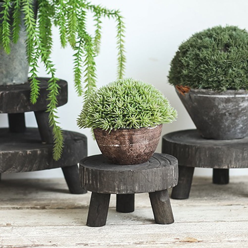 WHAMVOX Solid Wood Pallet Riser Charcuterie Risers Indoor Plants Pots ...