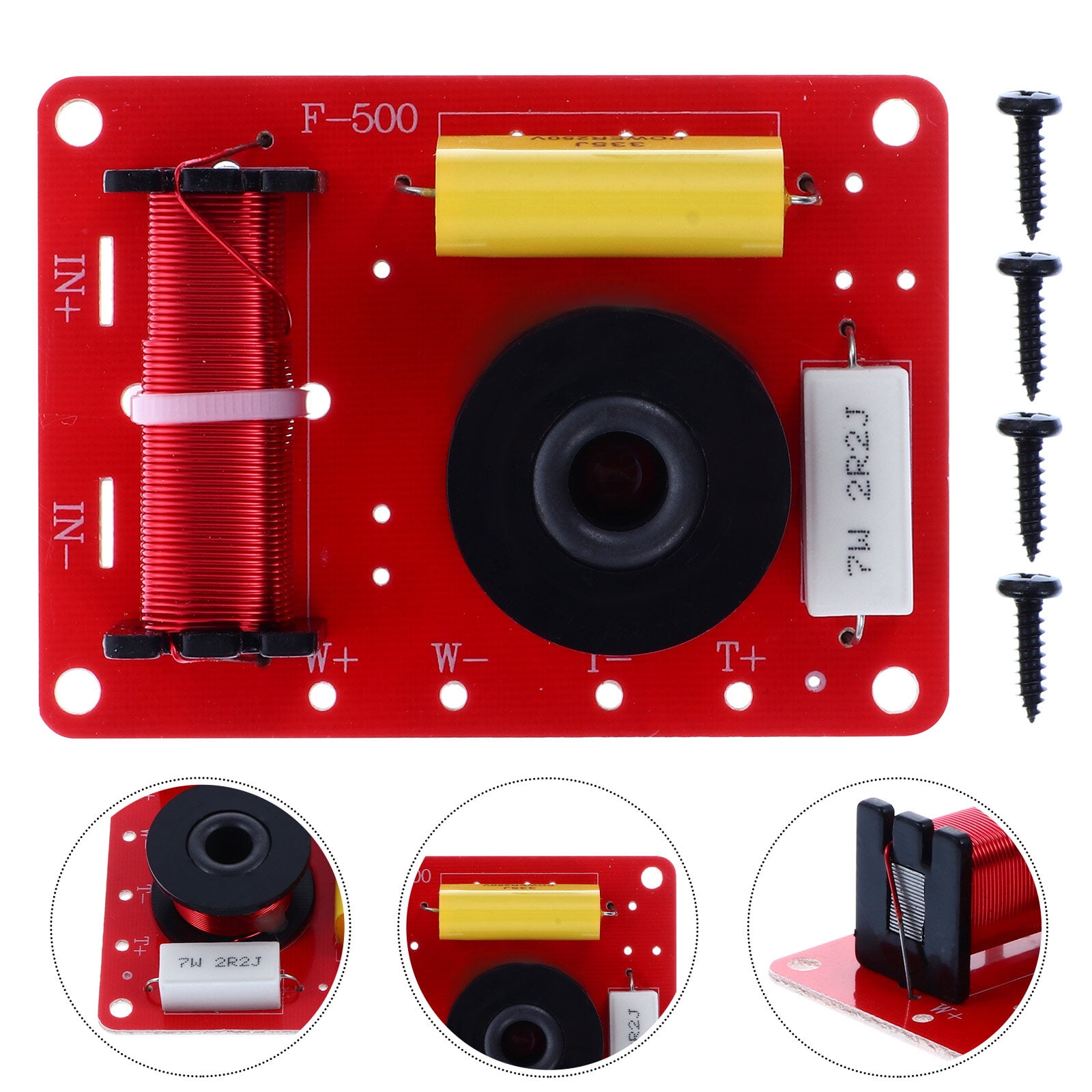 WHAMVOX Speaker Crossover Filter 2 Way Audio Divider Bass Unit ...