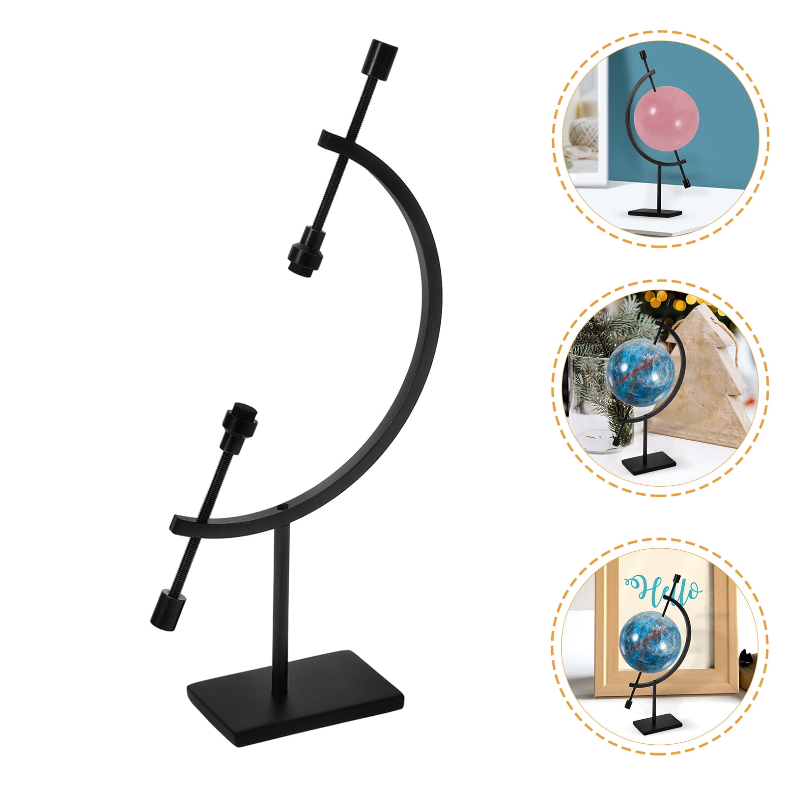 WHAMVOX Sphere Stand Holder Crystal Ball Display Stand Adjustable ...